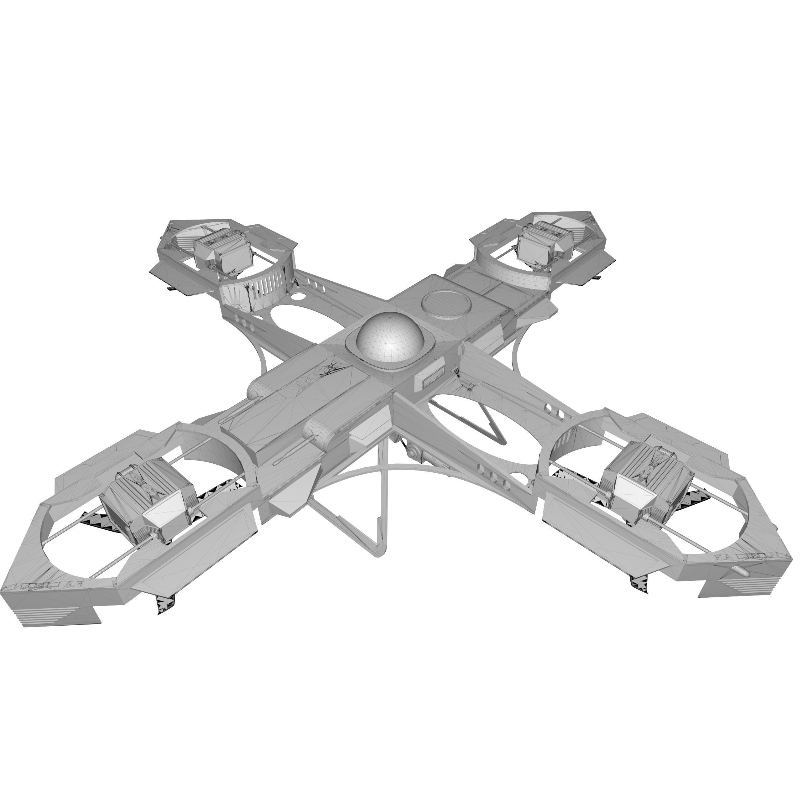 DRONE AND CAMERA 3D model | CGTrader