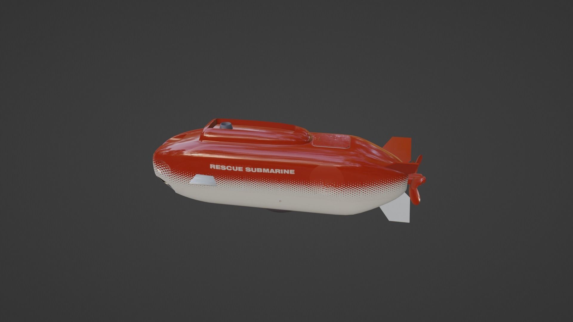 RESCUE SUBMARINE 3D model | CGTrader