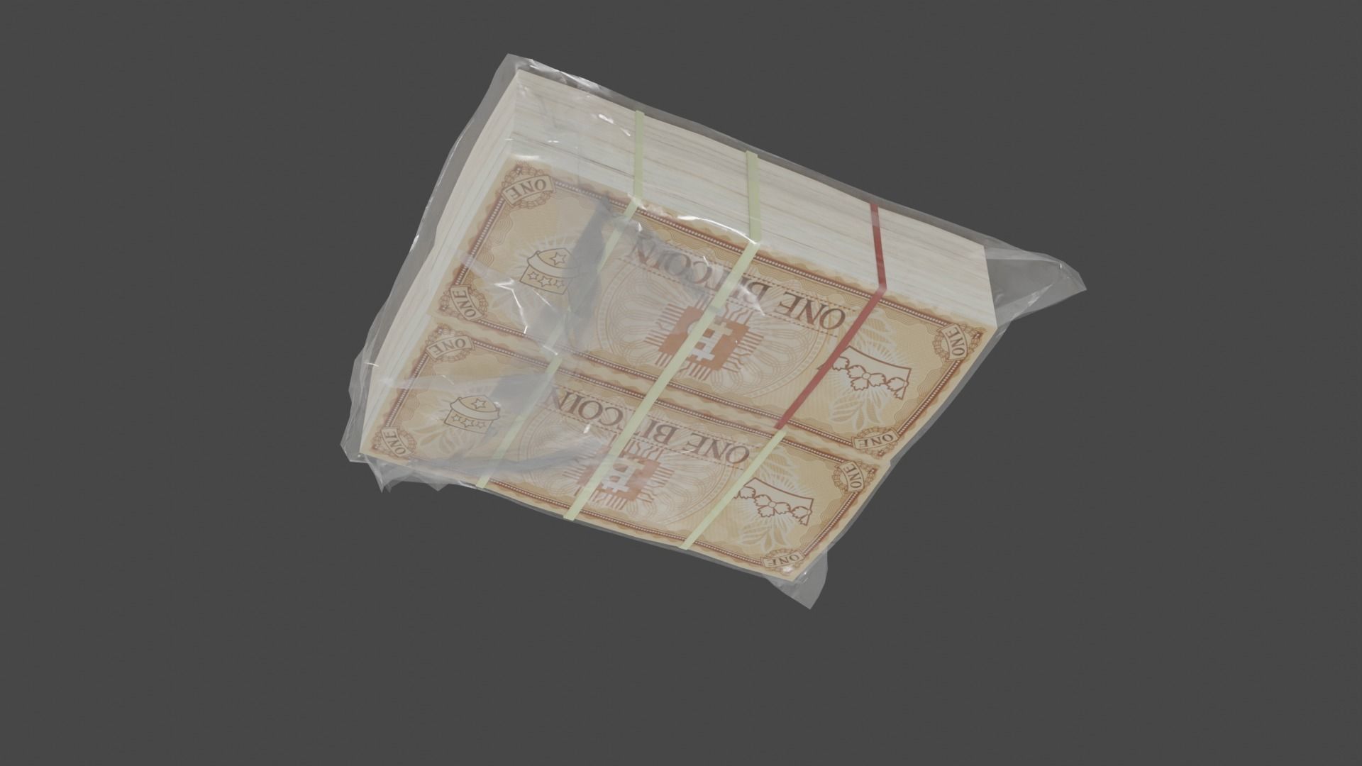 3D model Money Stack in a Wrap VR / AR / low-poly | CGTrader
