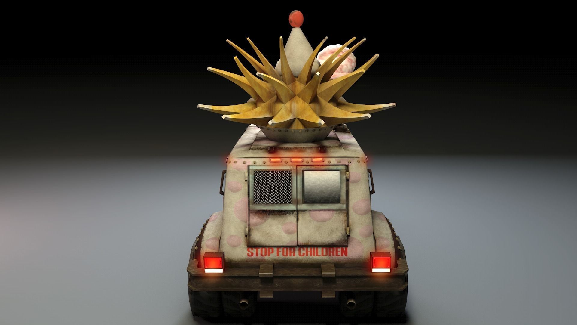 Sweethtooth Twisted Metal Black HD 3D model | CGTrader