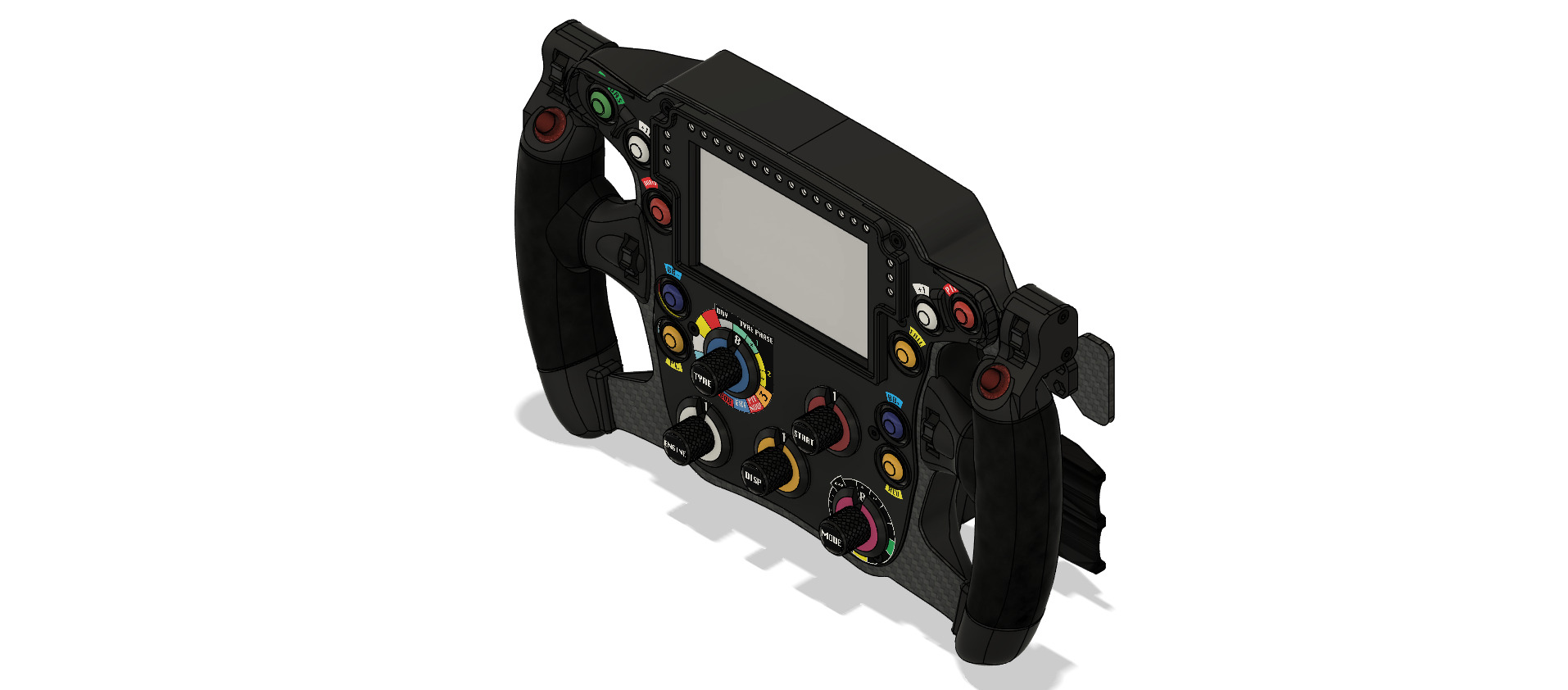 Red Bull F1 Steering Wheel 3D Model - 3D Print for Sim Racing 3D model ...