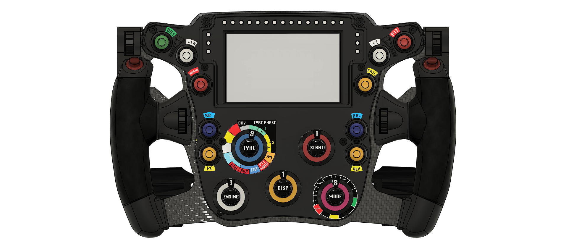 Red Bull F1 Steering Wheel 3D Model - 3D Print for Sim Racing 3D model ...