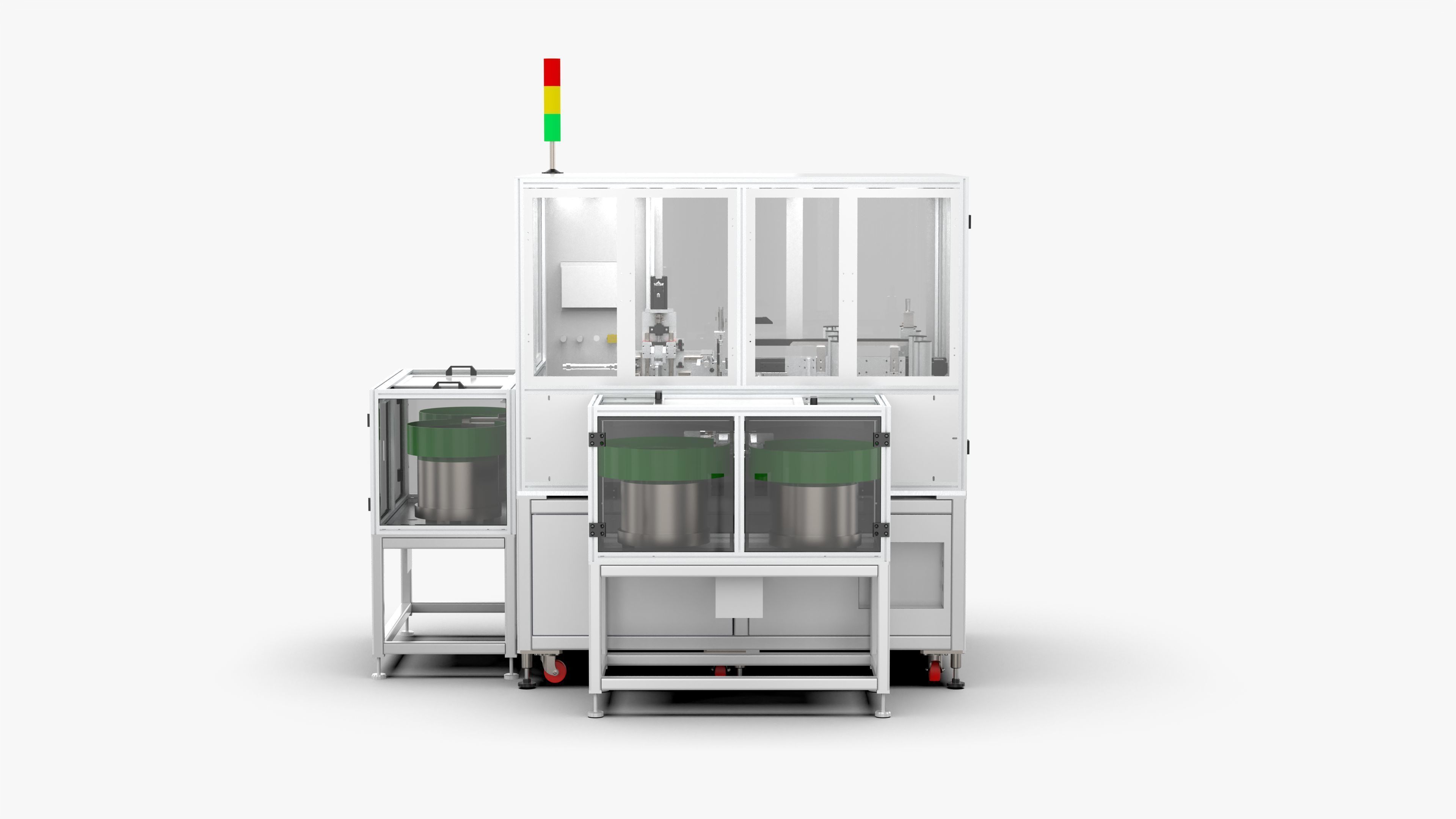 Automatic Spring Distribution and Assembly Swinging Machine 3D model ...