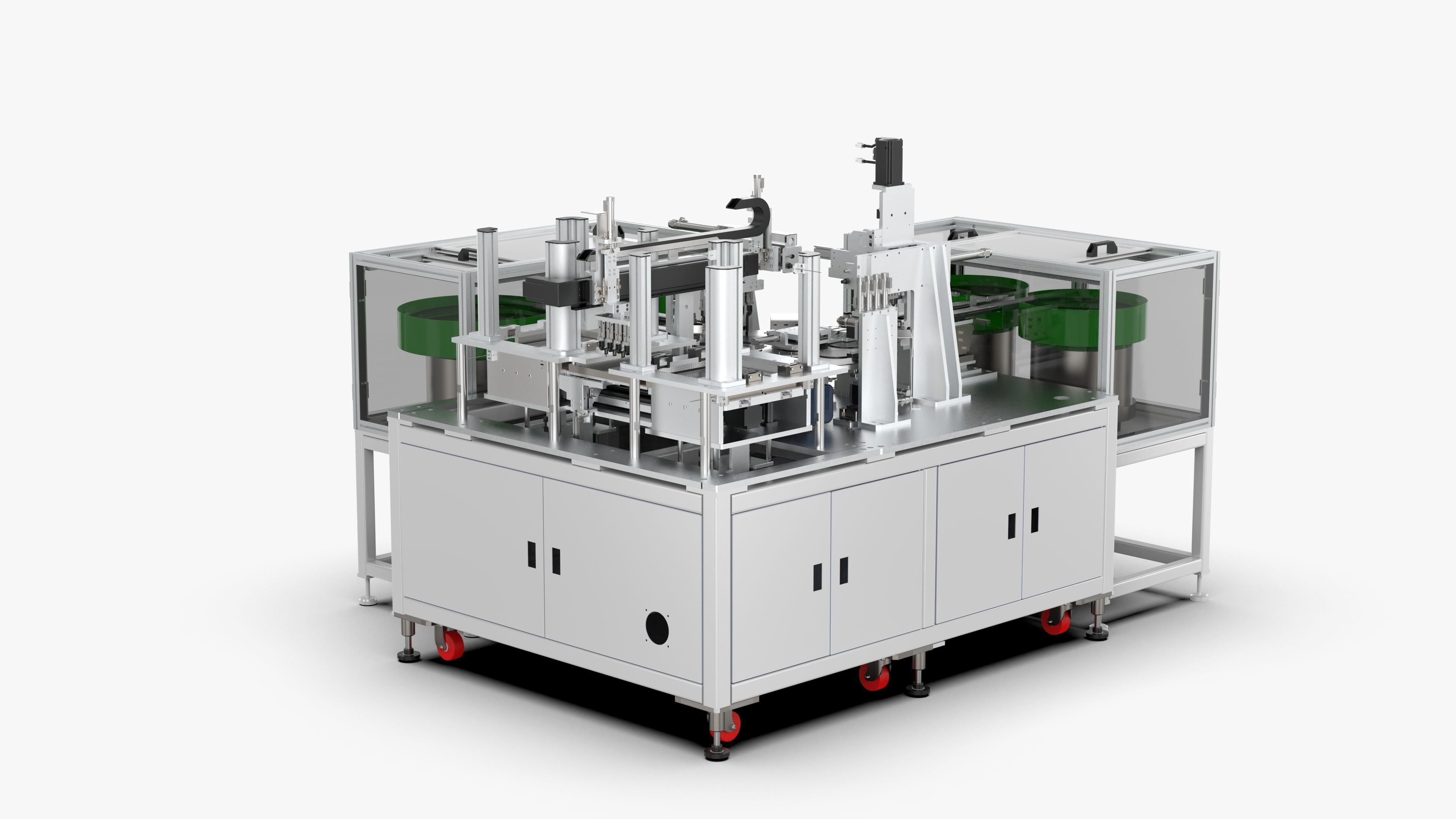 Automatic Spring Distribution and Assembly Swinging Machine 3D model ...
