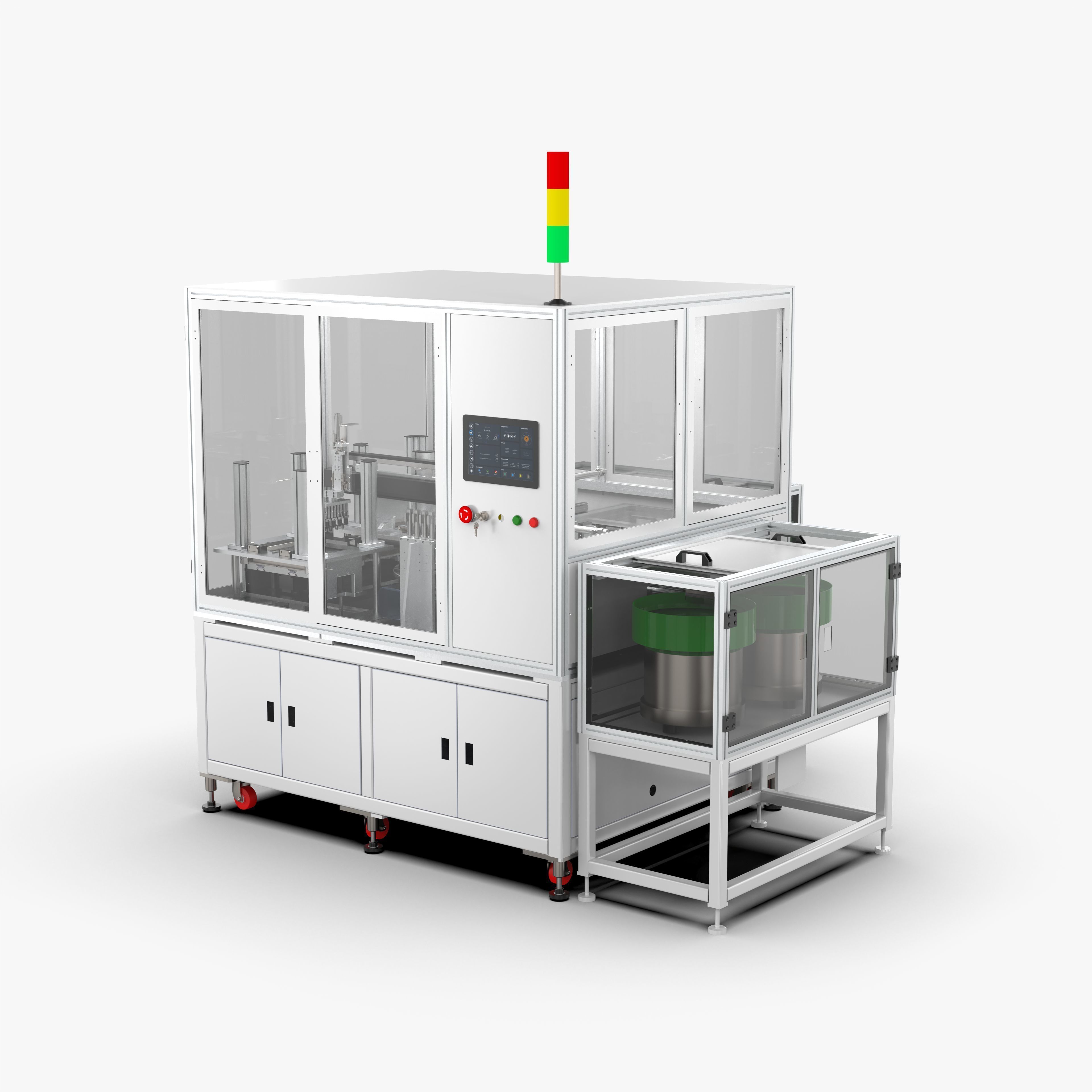 Automatic Spring Distribution and Assembly Swinging Machine 3D model ...