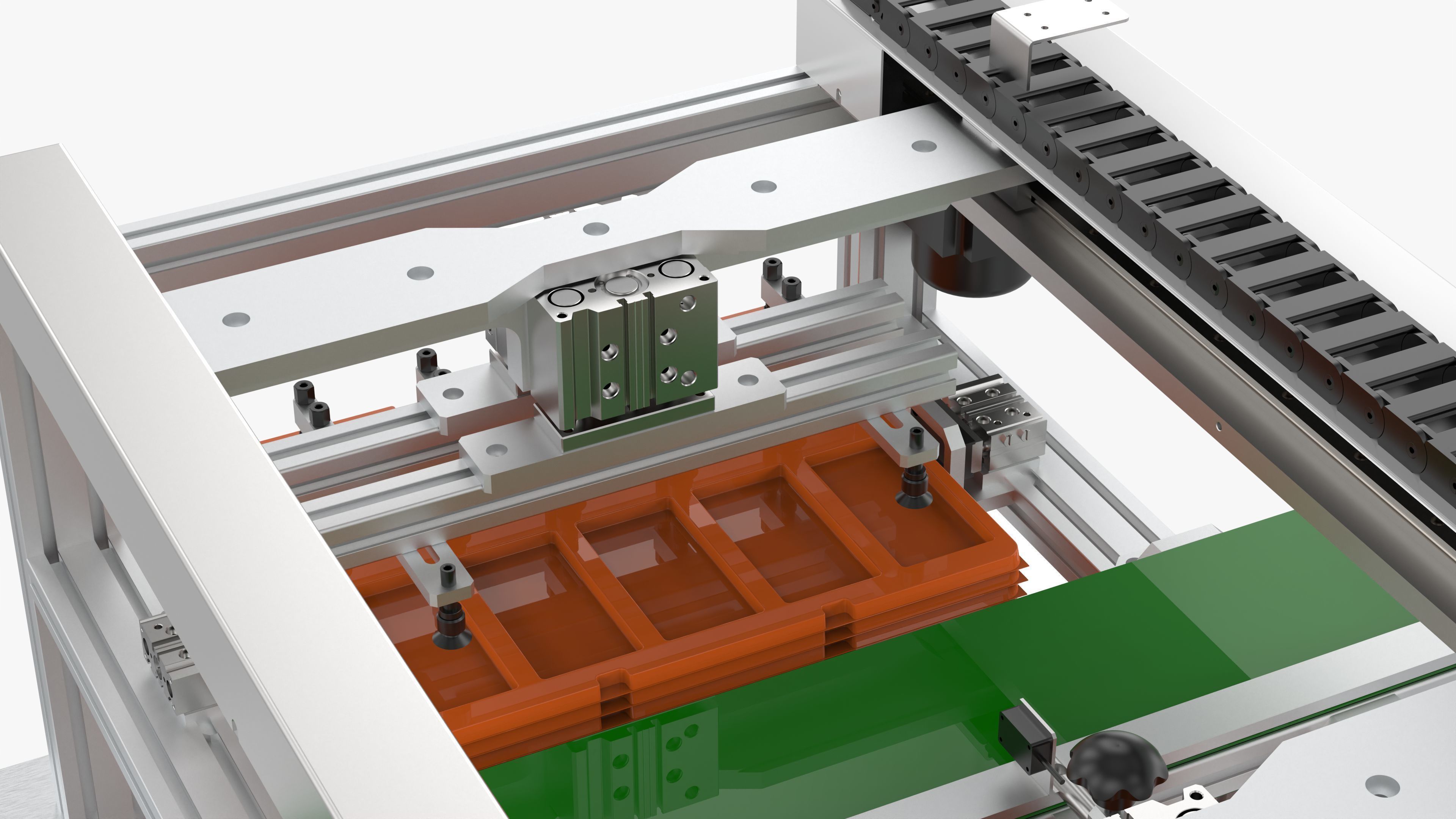 Automatic Lithium Battery Loading and Unloading Machine 3D model | CGTrader