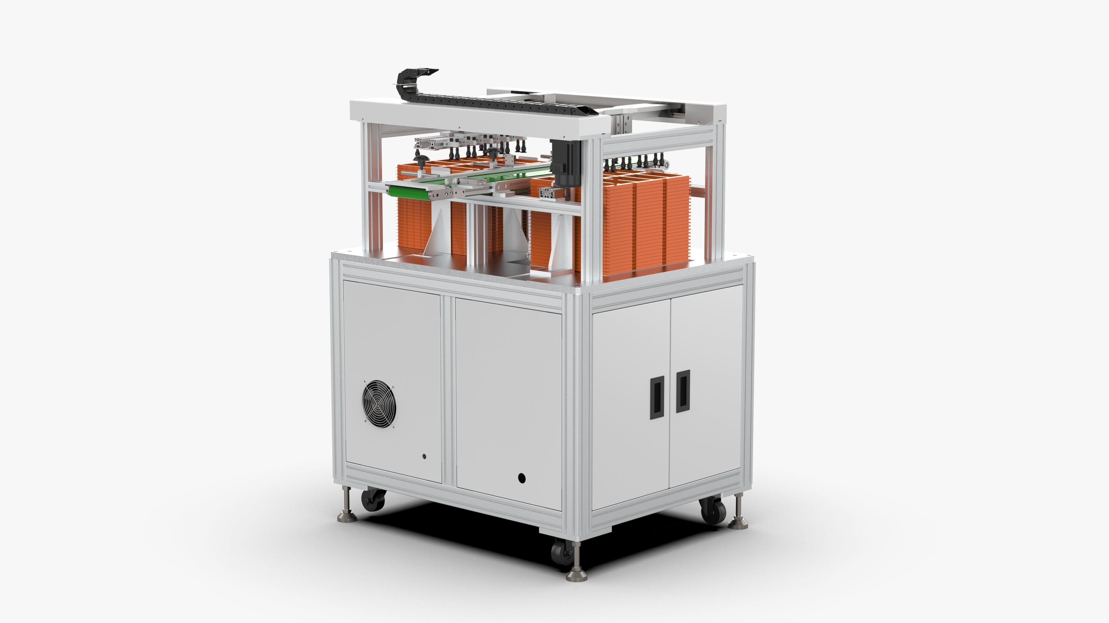 Automatic Lithium Battery Loading and Unloading Machine 3D model | CGTrader