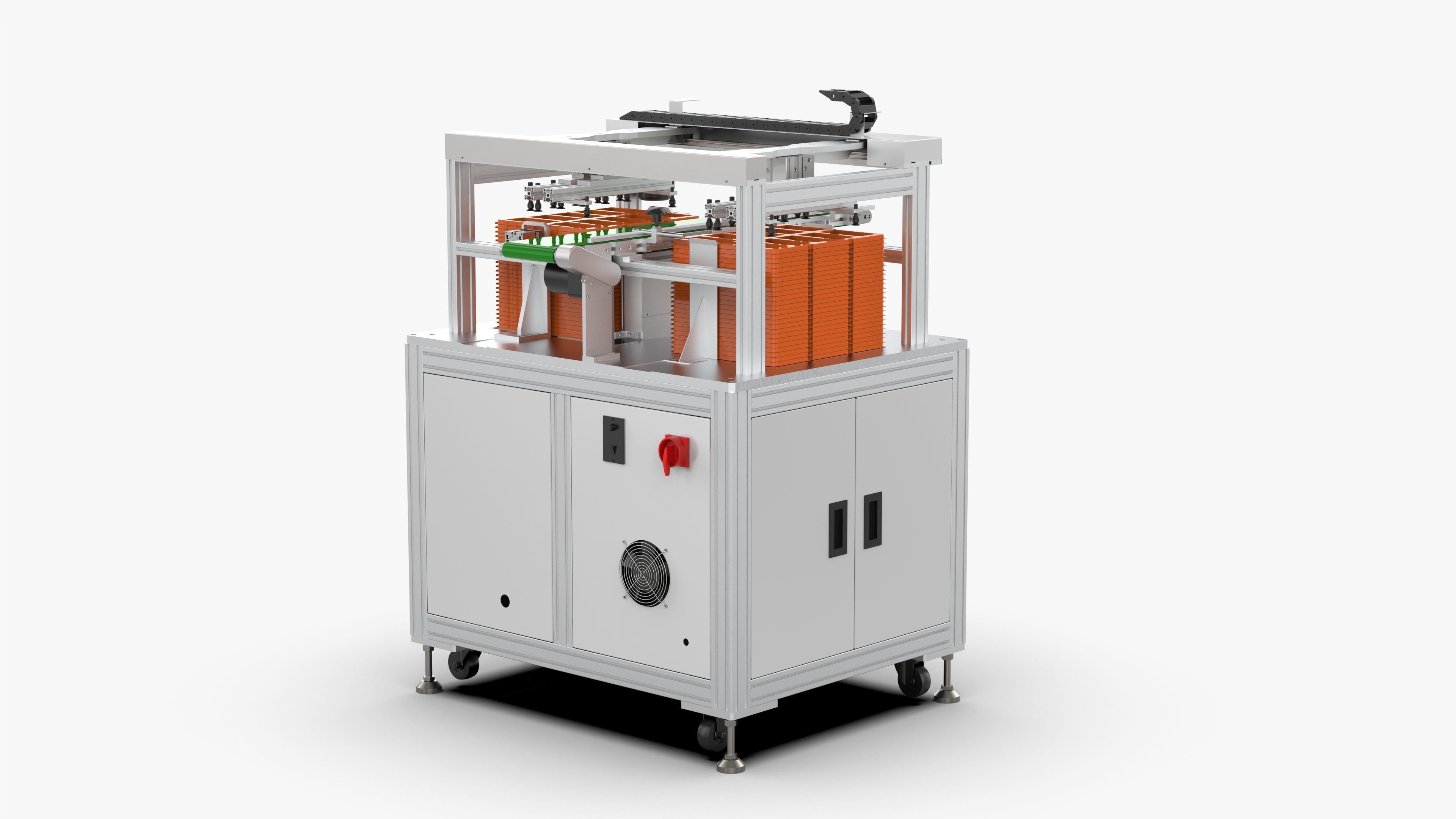 Automatic Lithium Battery Loading and Unloading Machine 3D model | CGTrader