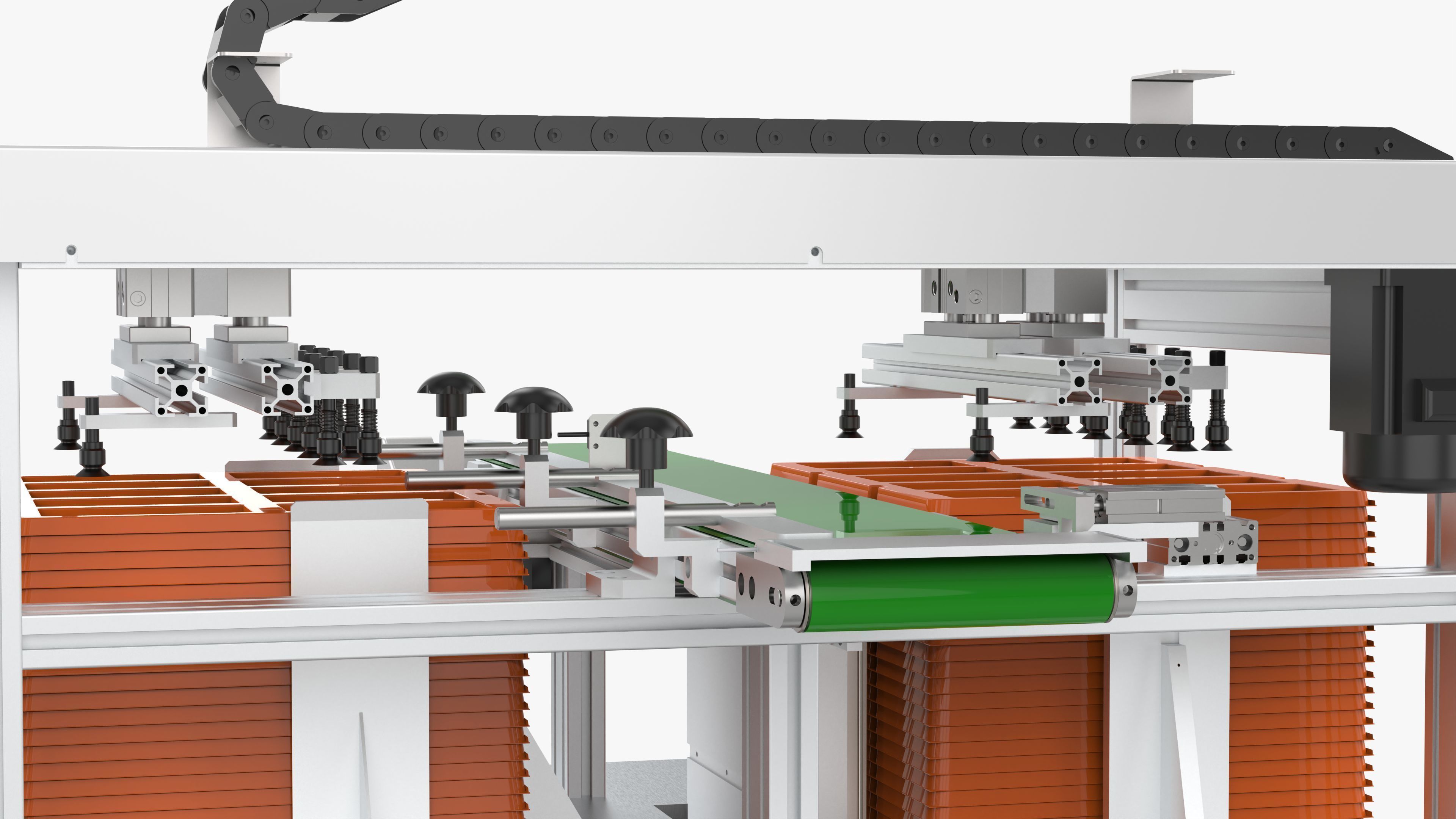 Automatic Lithium Battery Loading and Unloading Machine 3D model | CGTrader