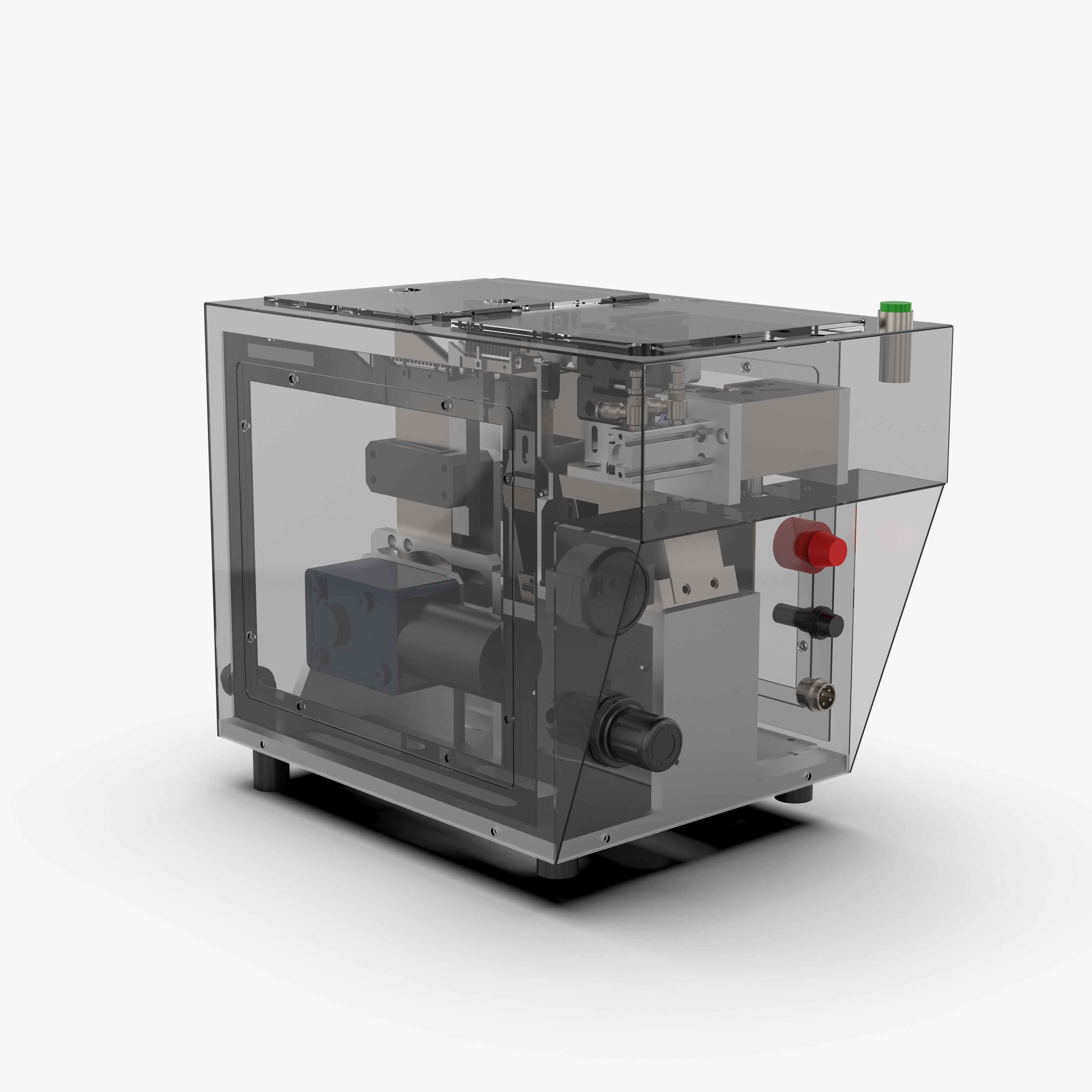 Screw One Output Two Feeder Machine 3D model | CGTrader