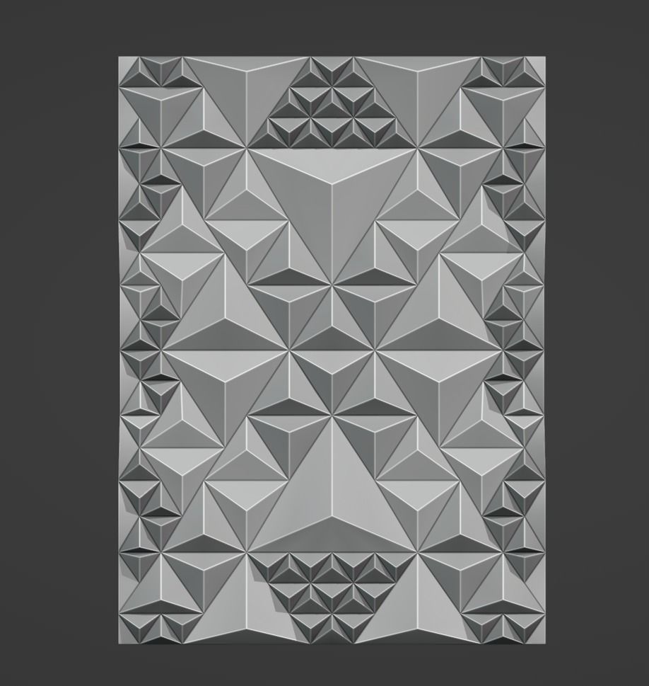 3D model 3D Wall Pattern VR / AR / low-poly | CGTrader
