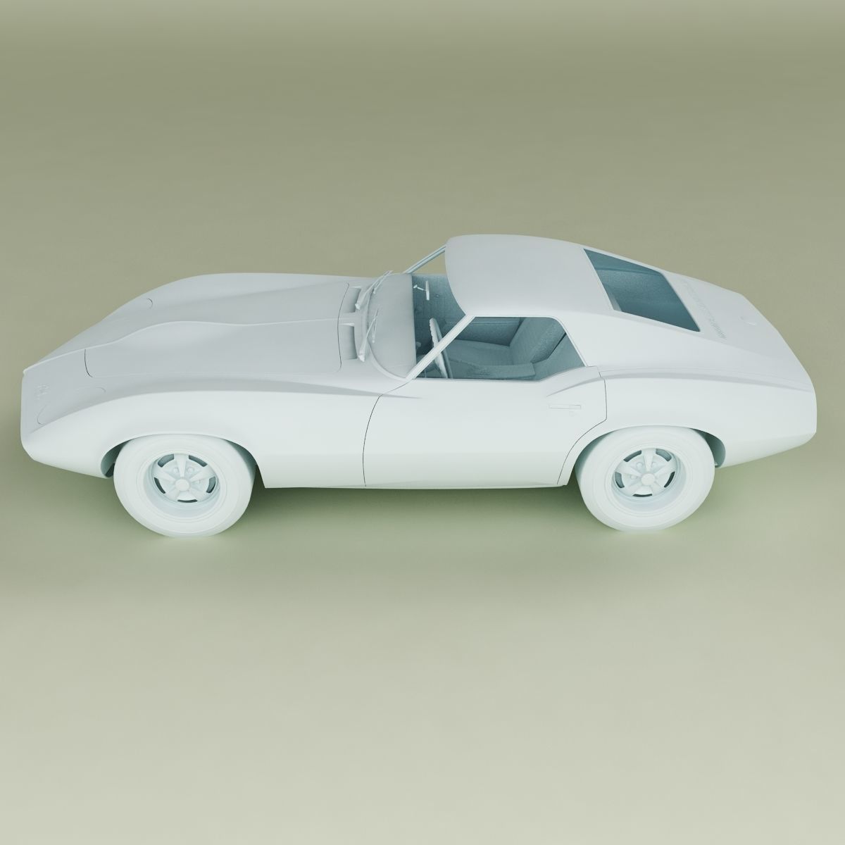 Pontiac Banshee XP-833 3D model | CGTrader