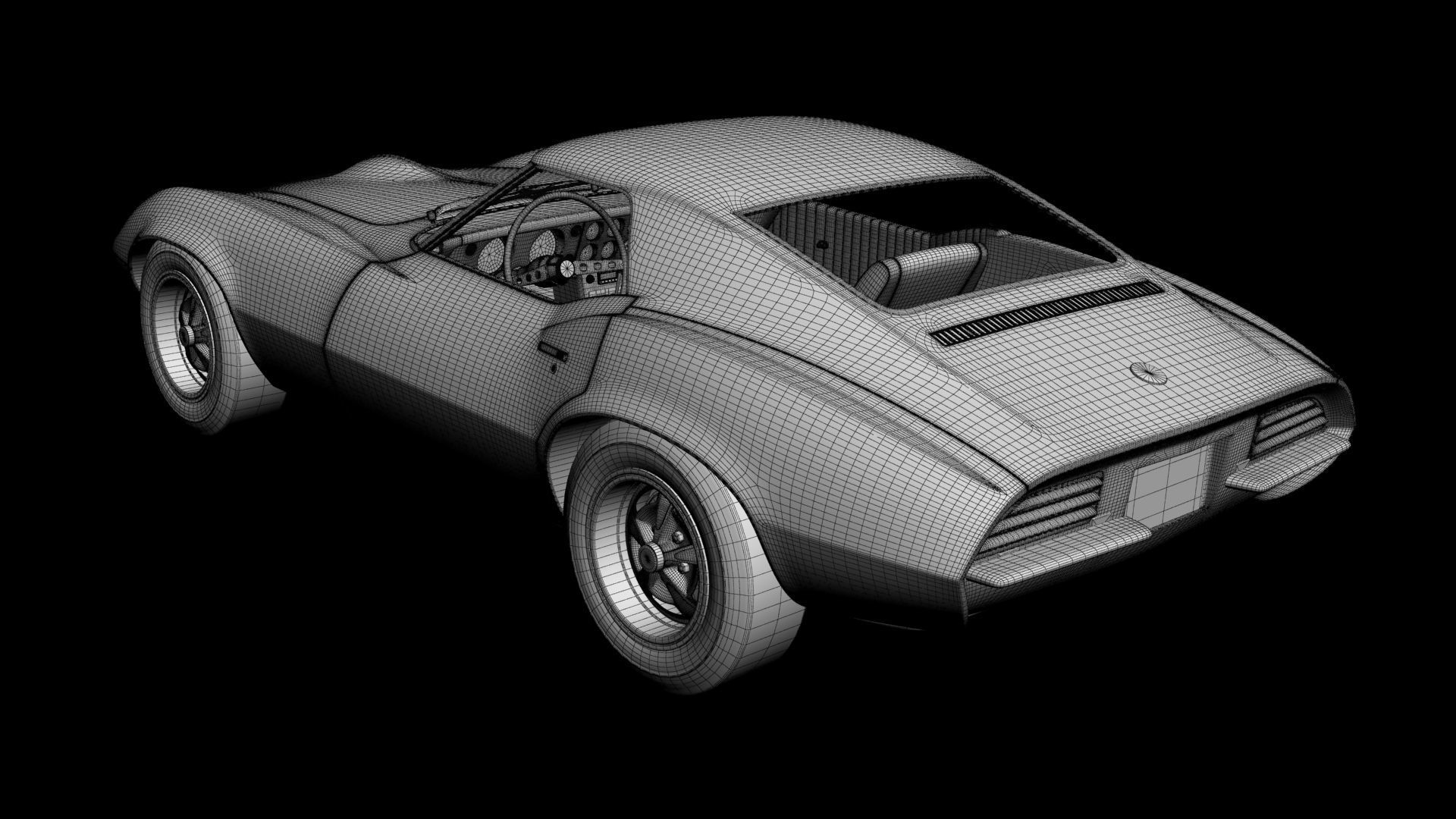 Pontiac Banshee XP-833 3D model | CGTrader