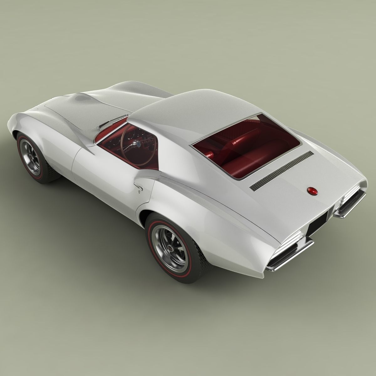 Pontiac Banshee XP-833 3D model | CGTrader