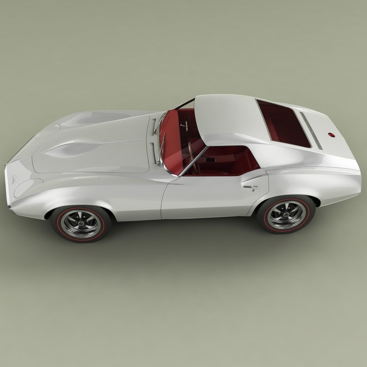 Pontiac Banshee XP-833 3D model | CGTrader