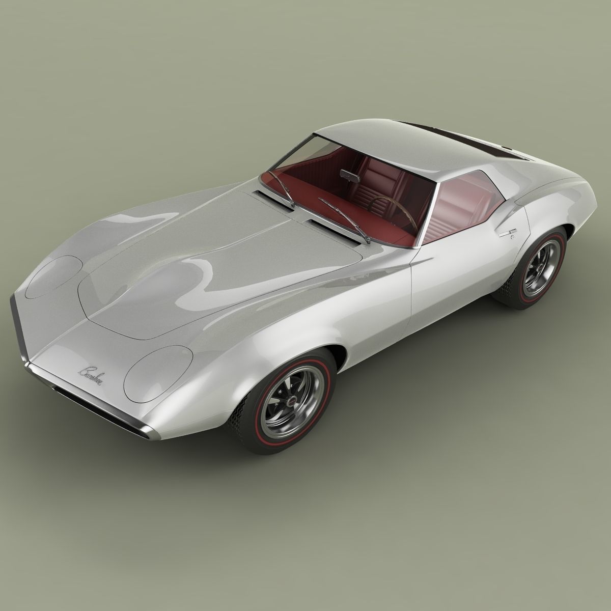 Pontiac Banshee XP-833 3D model | CGTrader