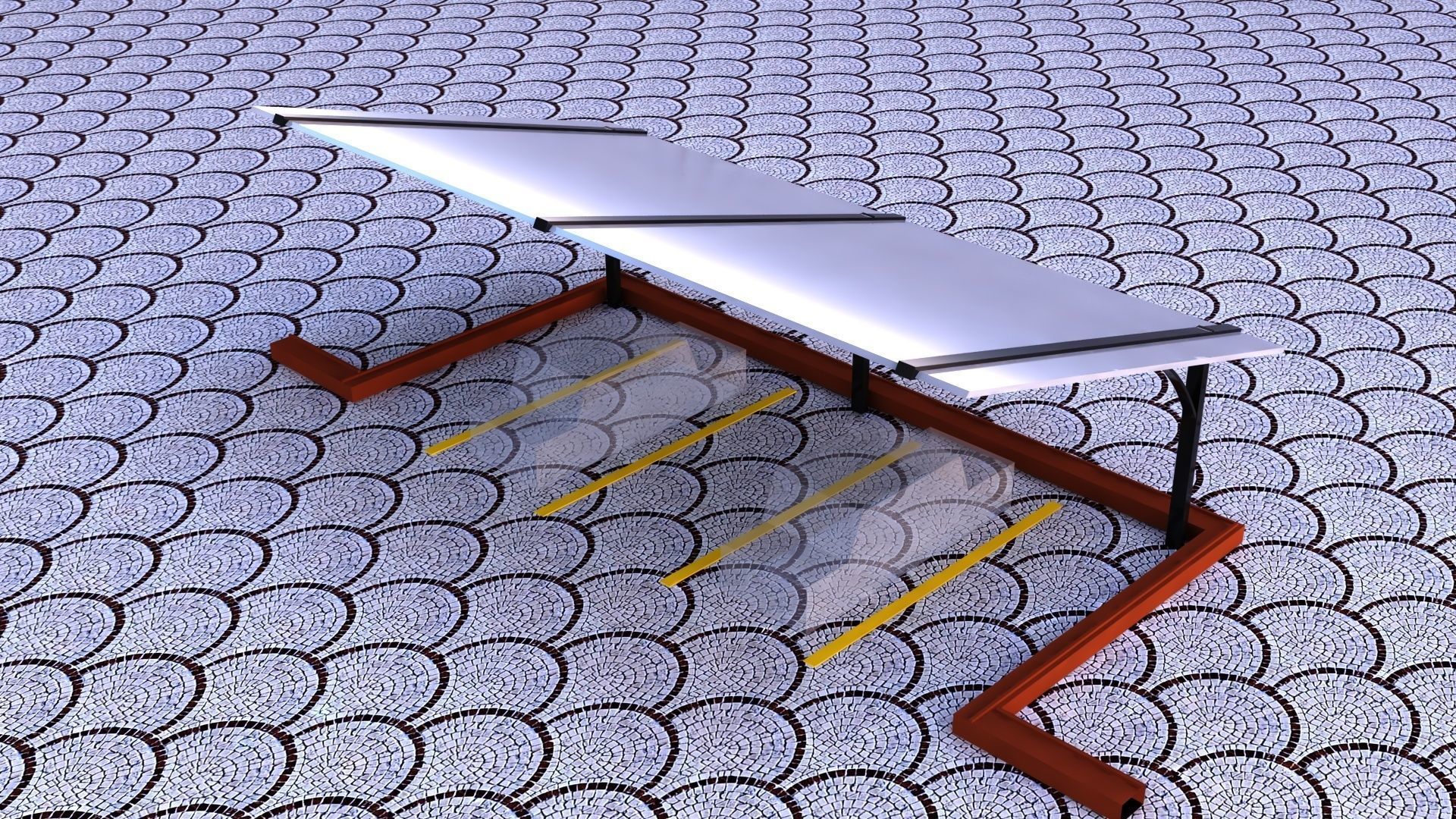 3D model Car Parking Area Model VR / AR / low-poly | CGTrader