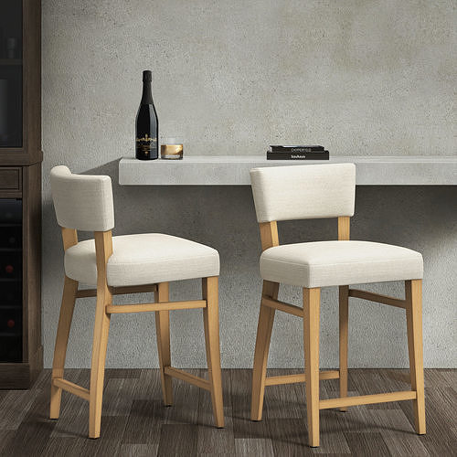 Pottery Barn Counter Stool 3D model | CGTrader