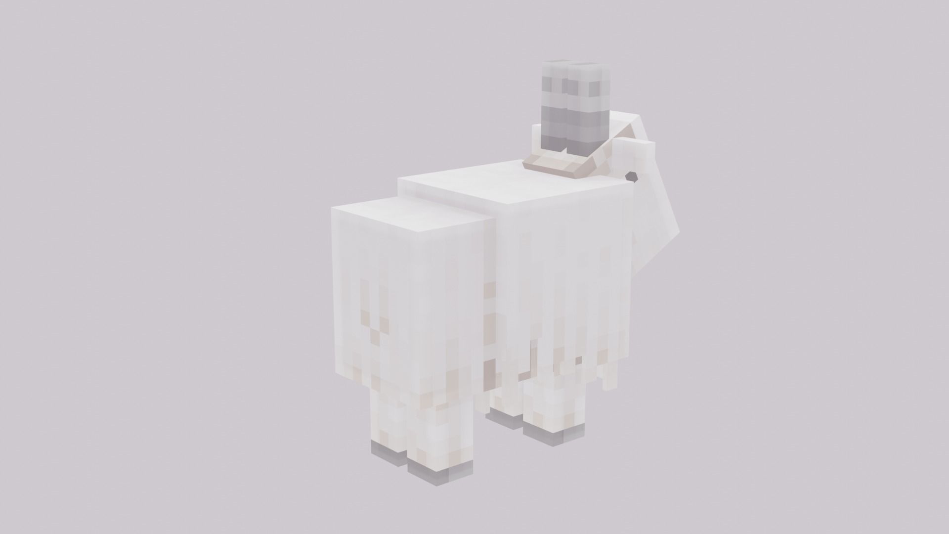 Minecraft Goat 3D model | CGTrader