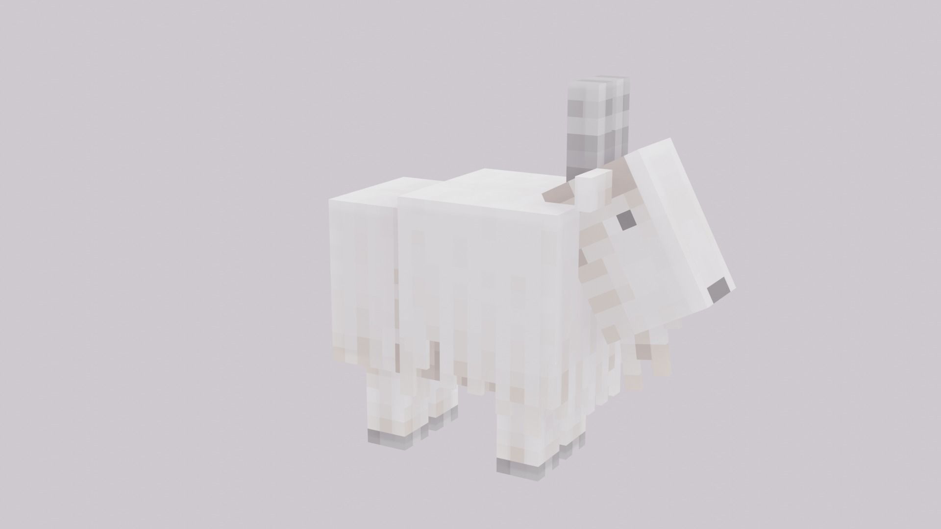 Minecraft Goat 3D model | CGTrader