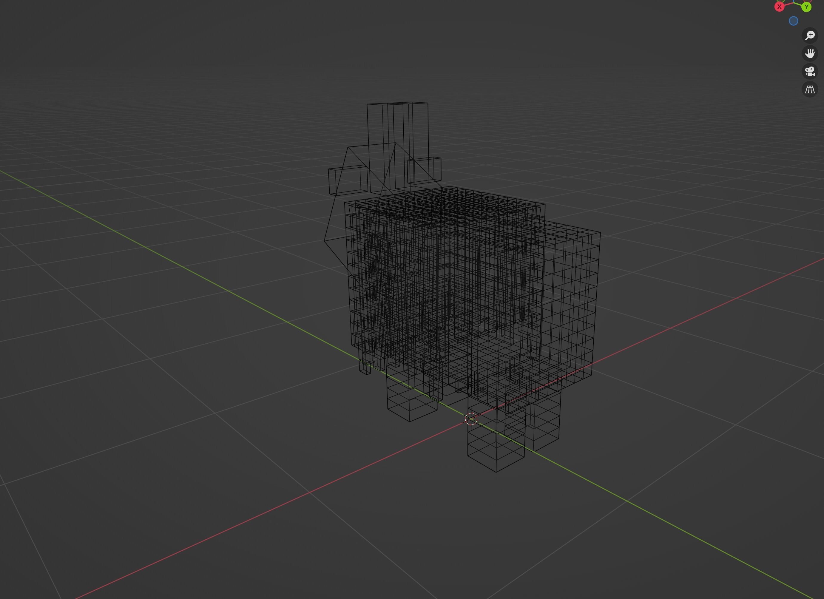 Minecraft Goat 3D model | CGTrader
