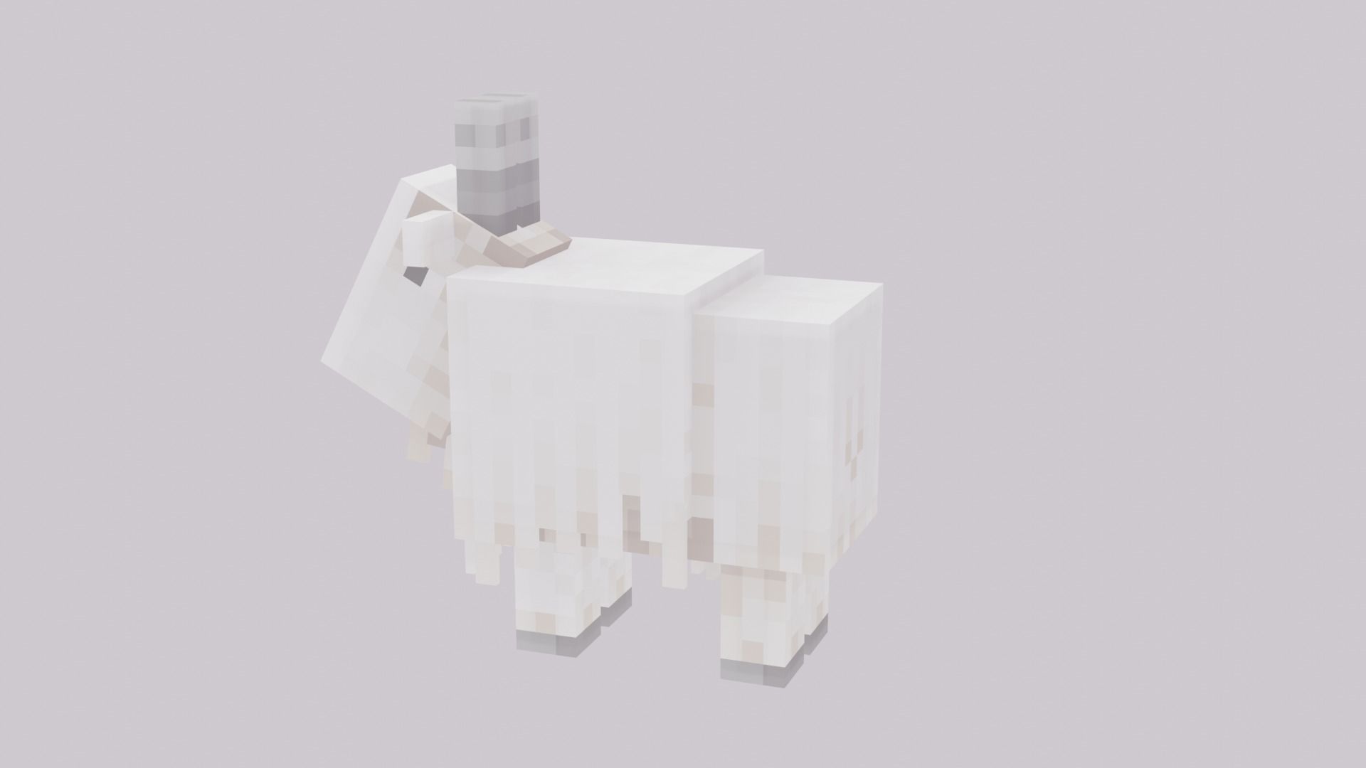 Minecraft Goat 3D model | CGTrader