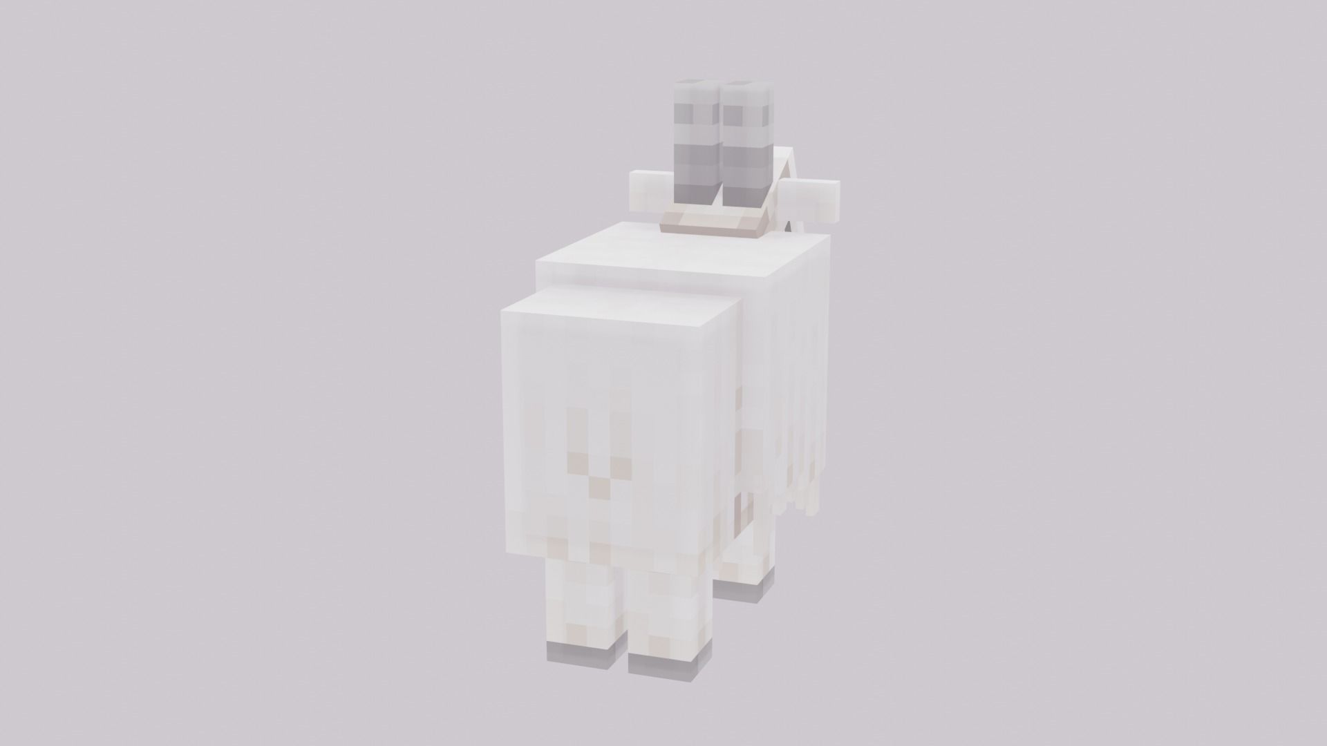 Minecraft Goat 3D model | CGTrader