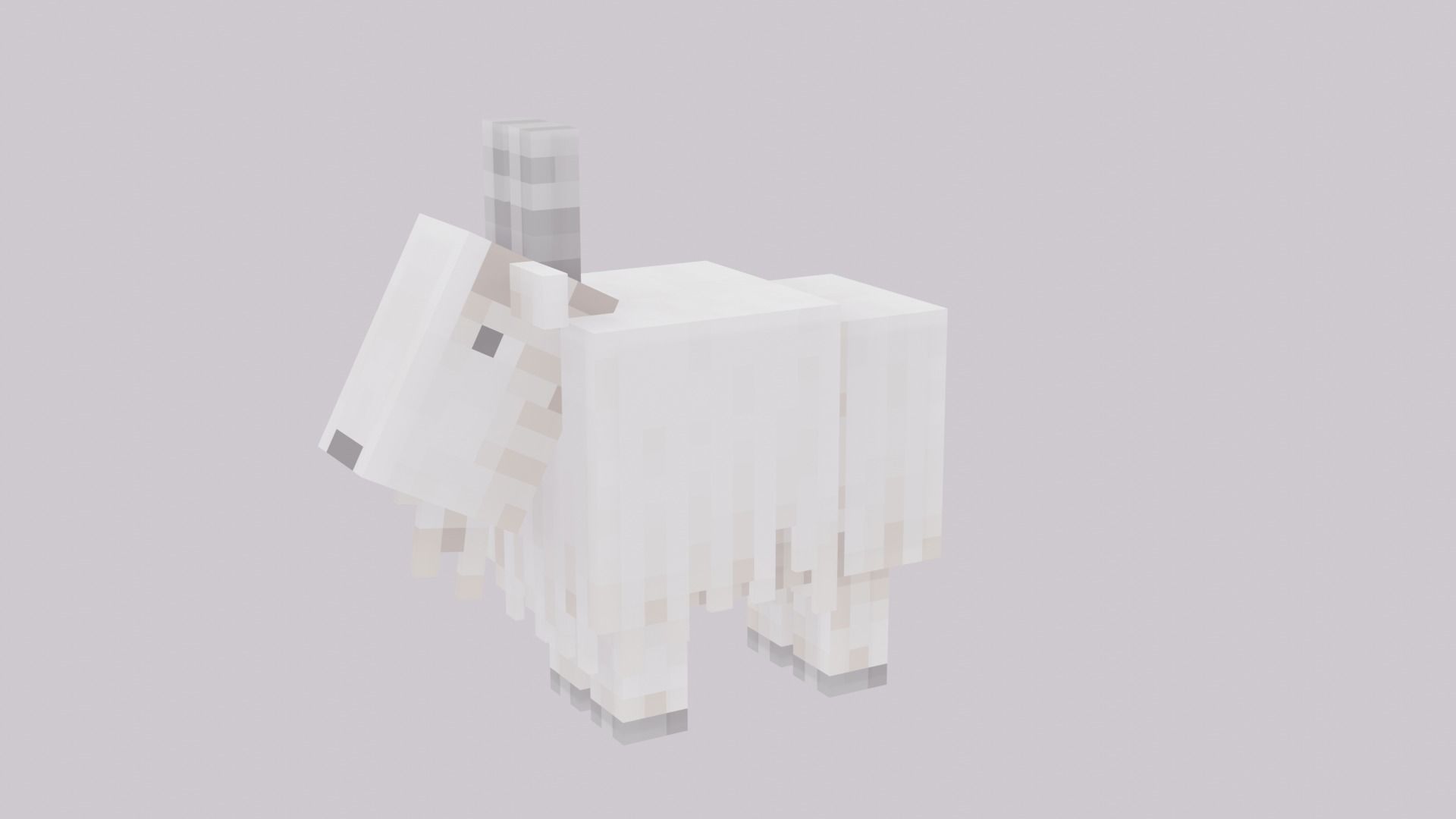 Minecraft Goat 3D model | CGTrader
