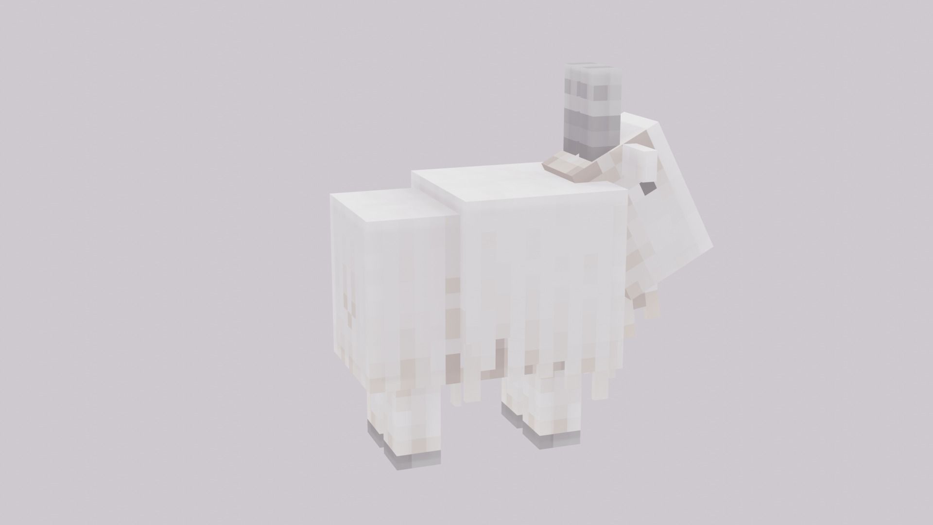 Minecraft Goat 3D model | CGTrader