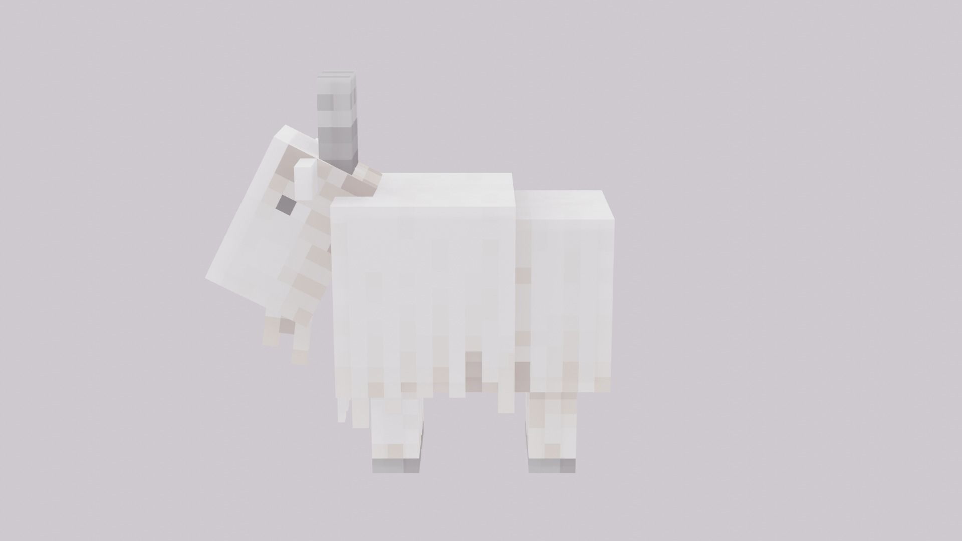 Minecraft Goat 3D model | CGTrader