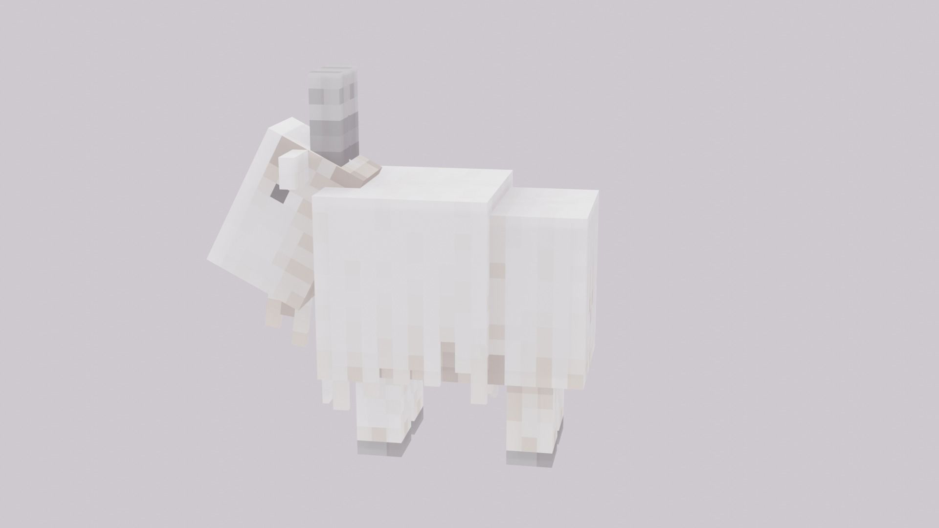 Minecraft Goat 3D model | CGTrader
