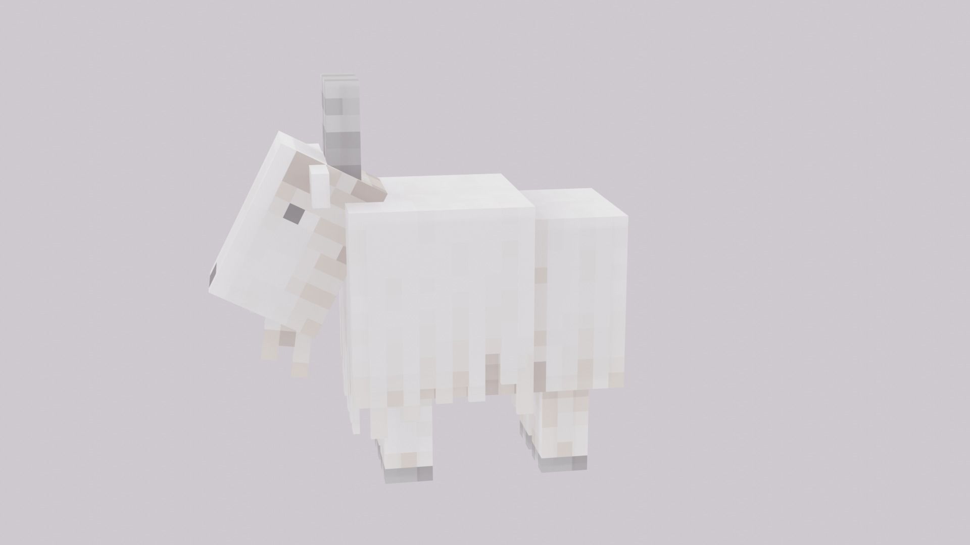 Minecraft Goat 3D model | CGTrader