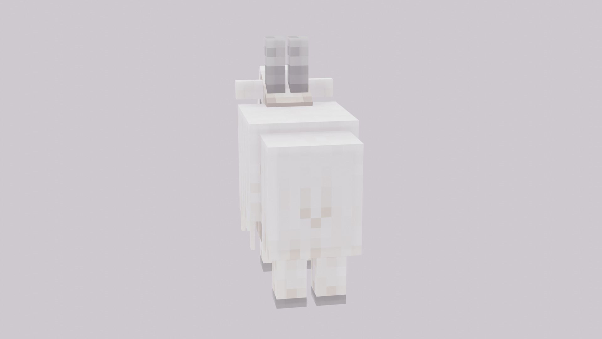 Minecraft Goat 3D model | CGTrader