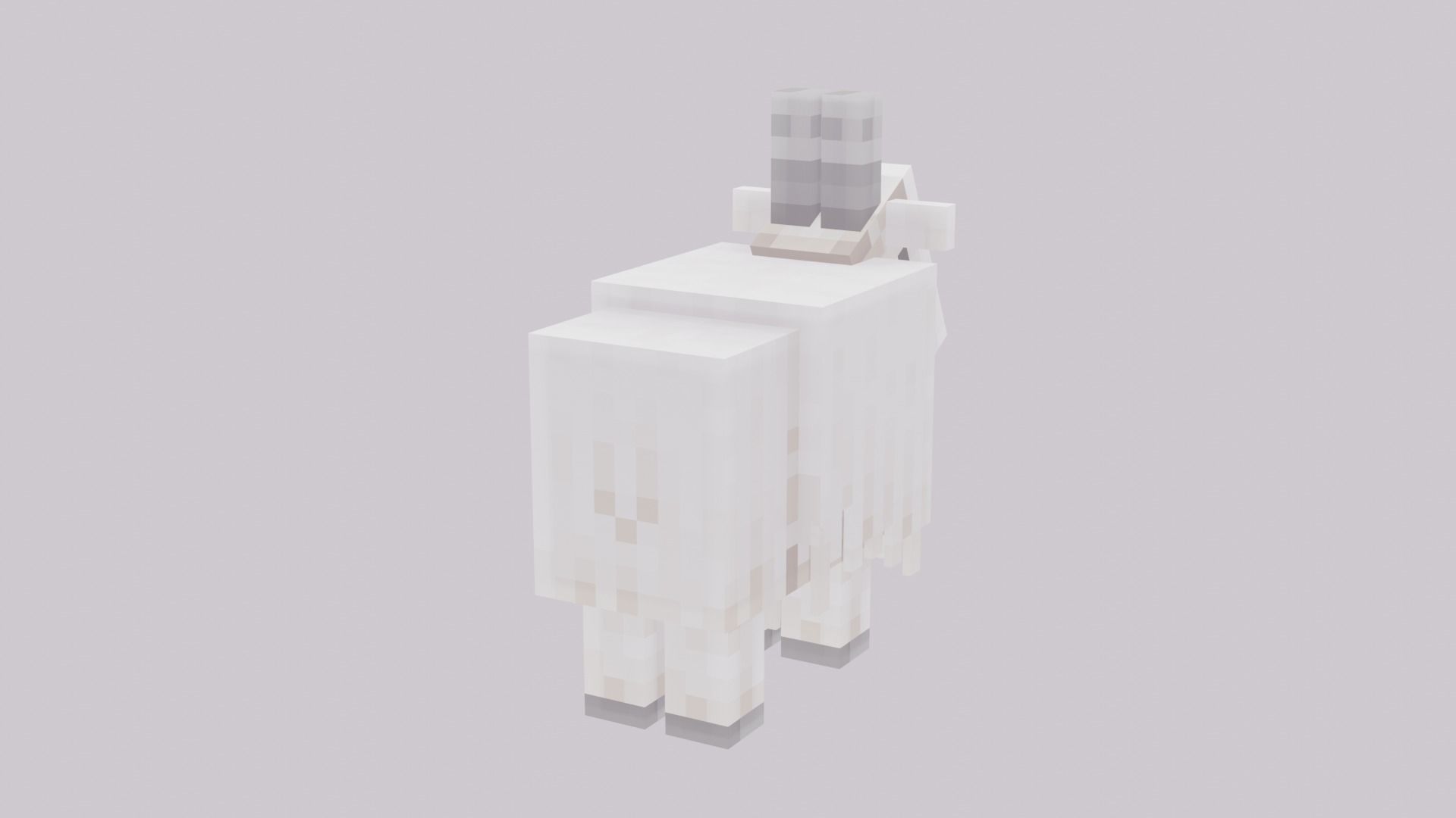 Minecraft Goat 3D model | CGTrader