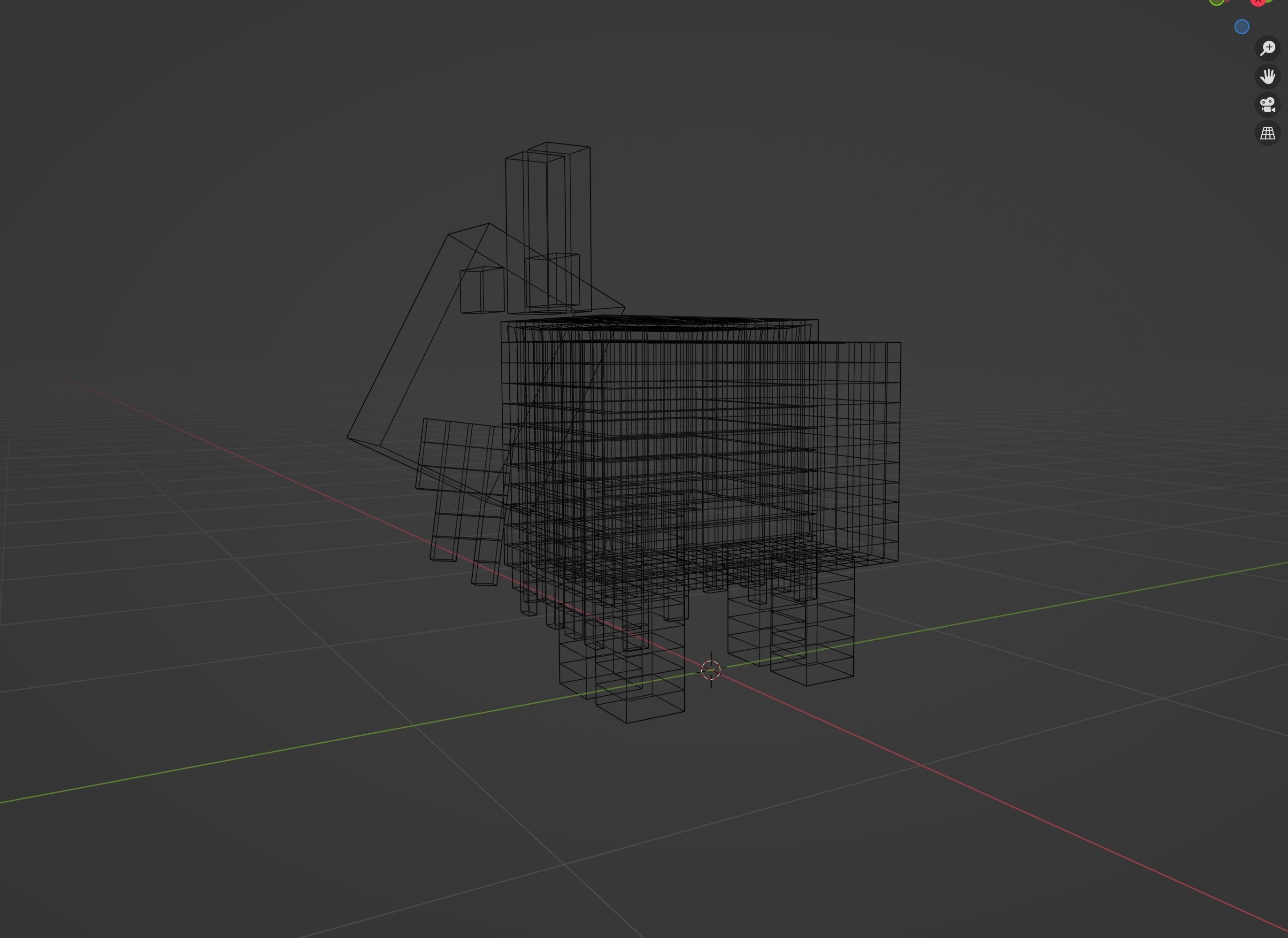 Minecraft Goat 3D model | CGTrader