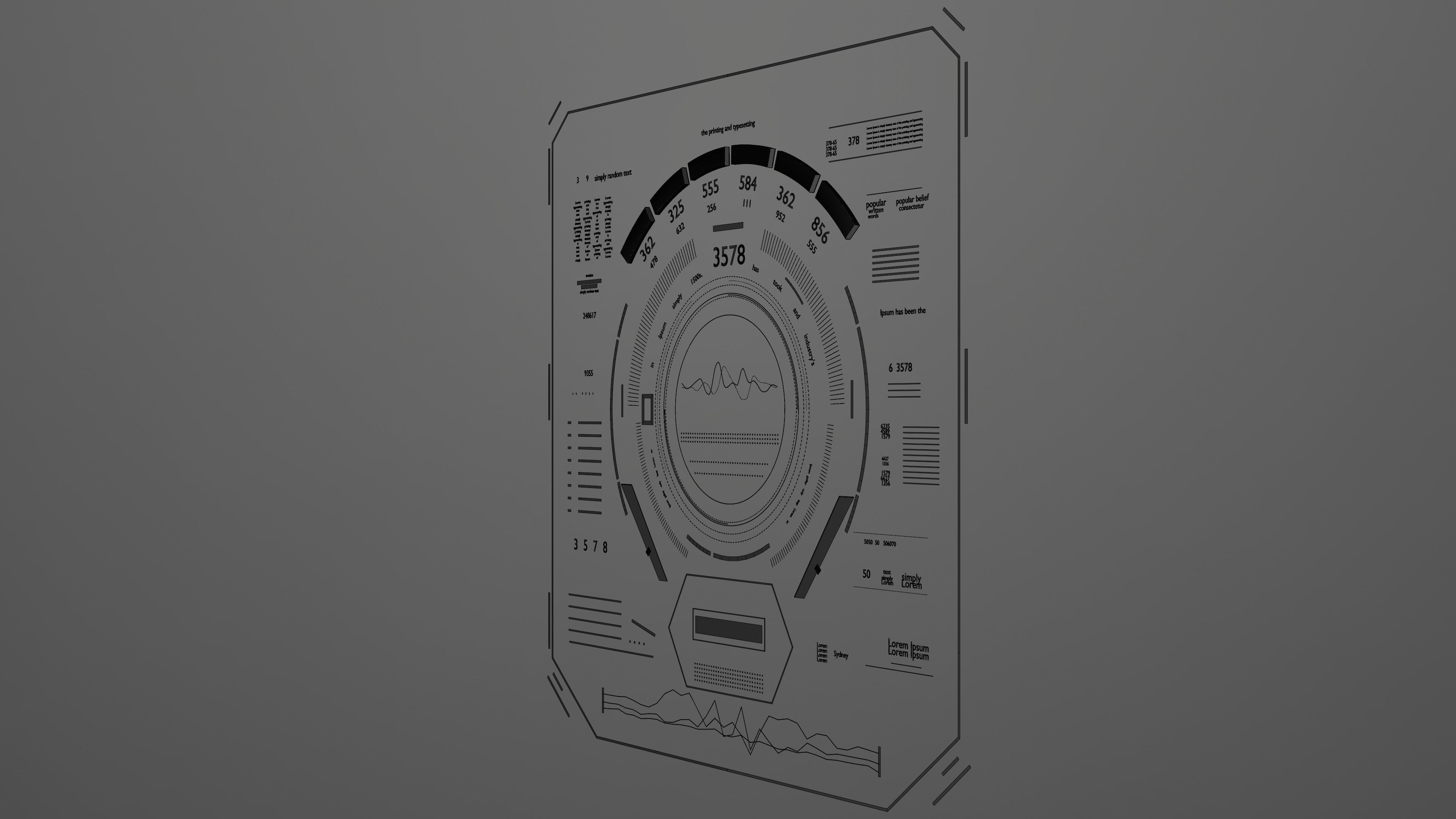 HUD and UI - Arithmi free 3D model | CGTrader
