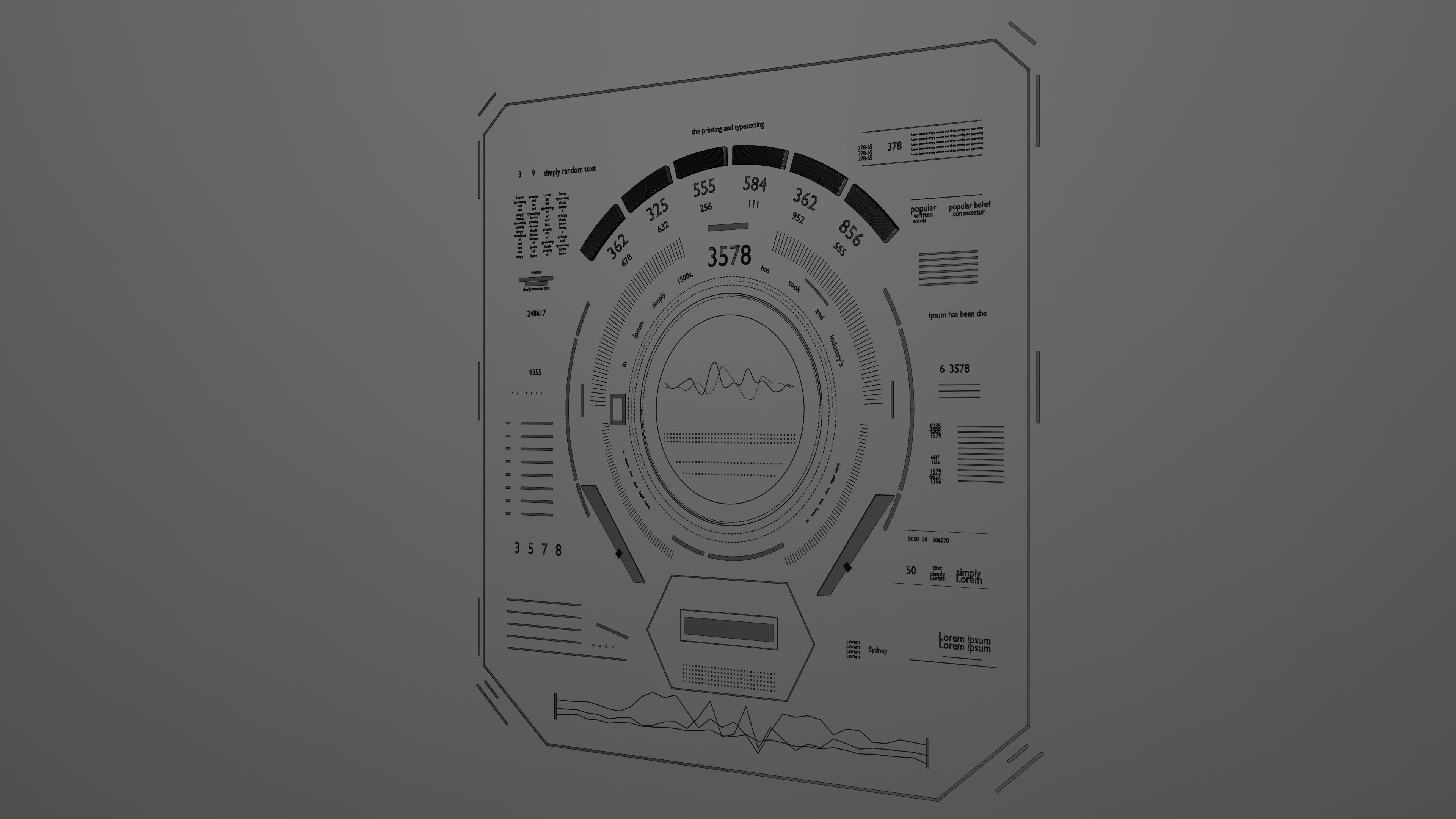 HUD and UI - Arithmi free 3D model | CGTrader