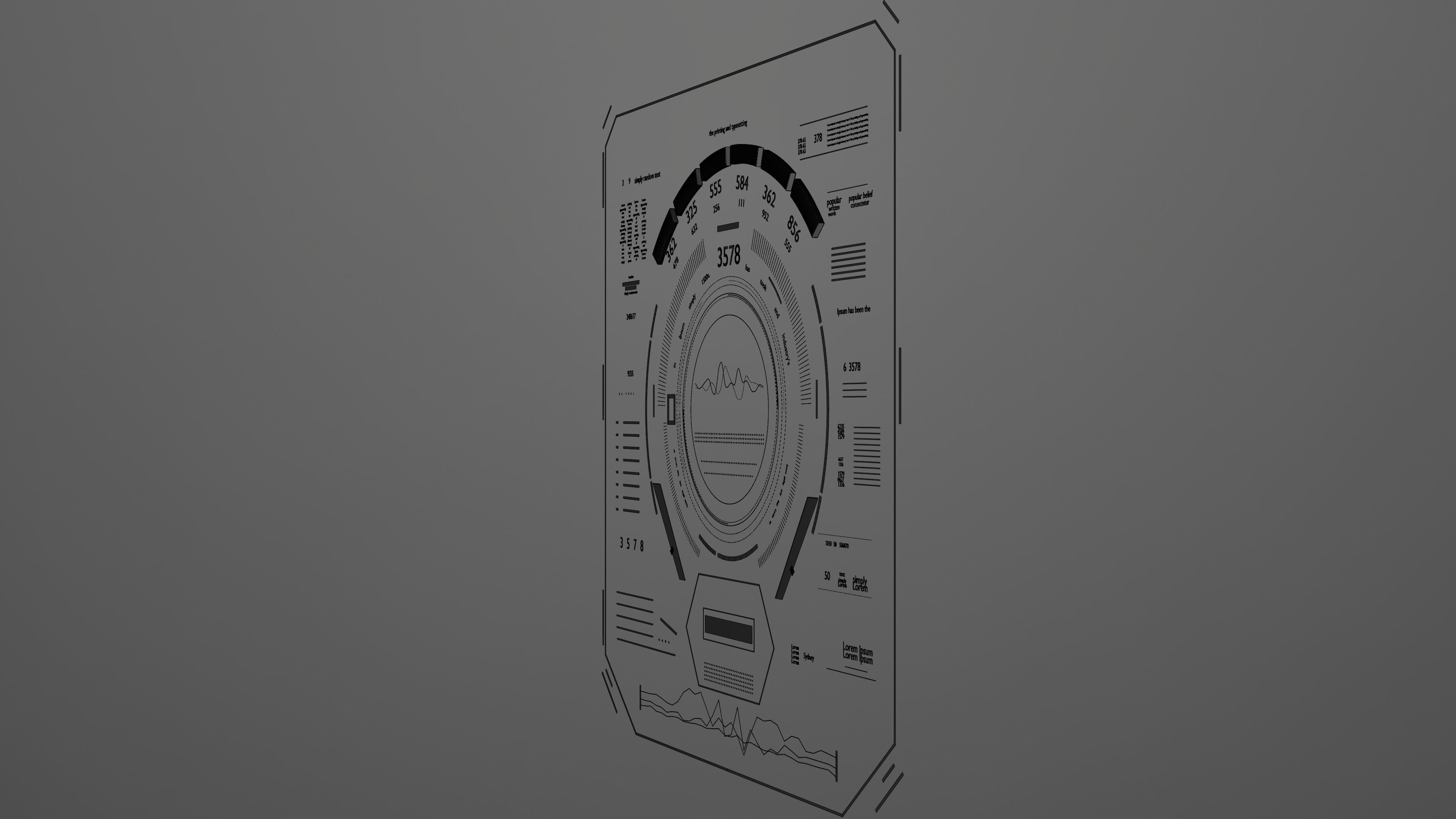 HUD and UI - Arithmi free 3D model | CGTrader