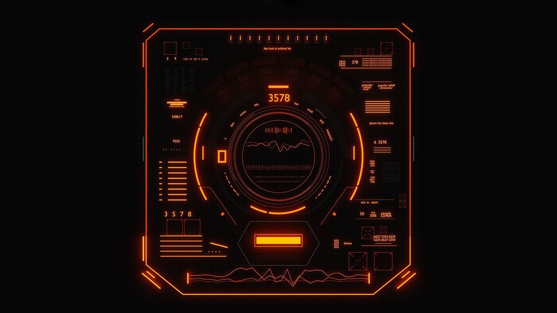 HUD and UI - Arithmi free 3D model | CGTrader