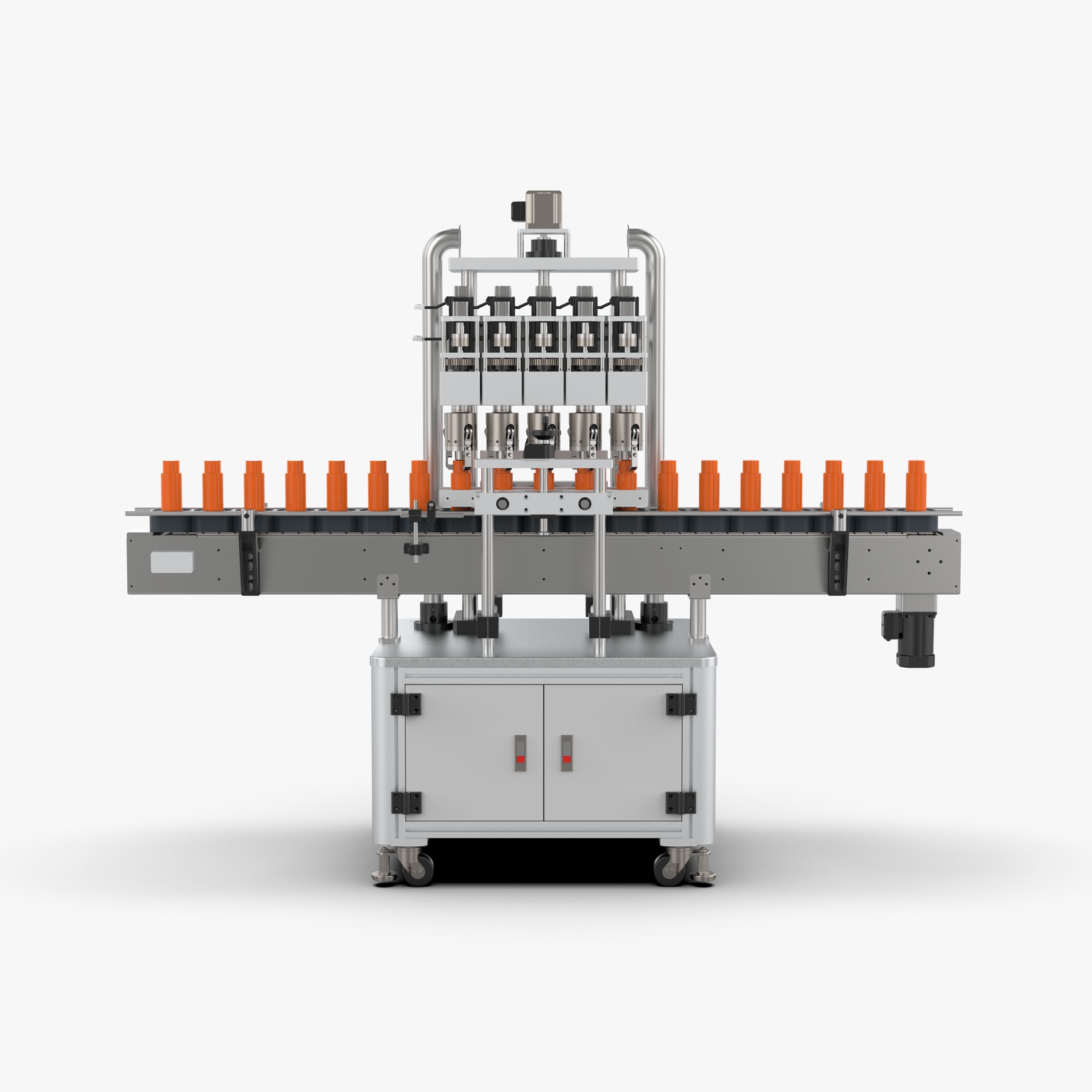 Automatic Plastic Bottle Pressing and Capping Machine 3D model | CGTrader