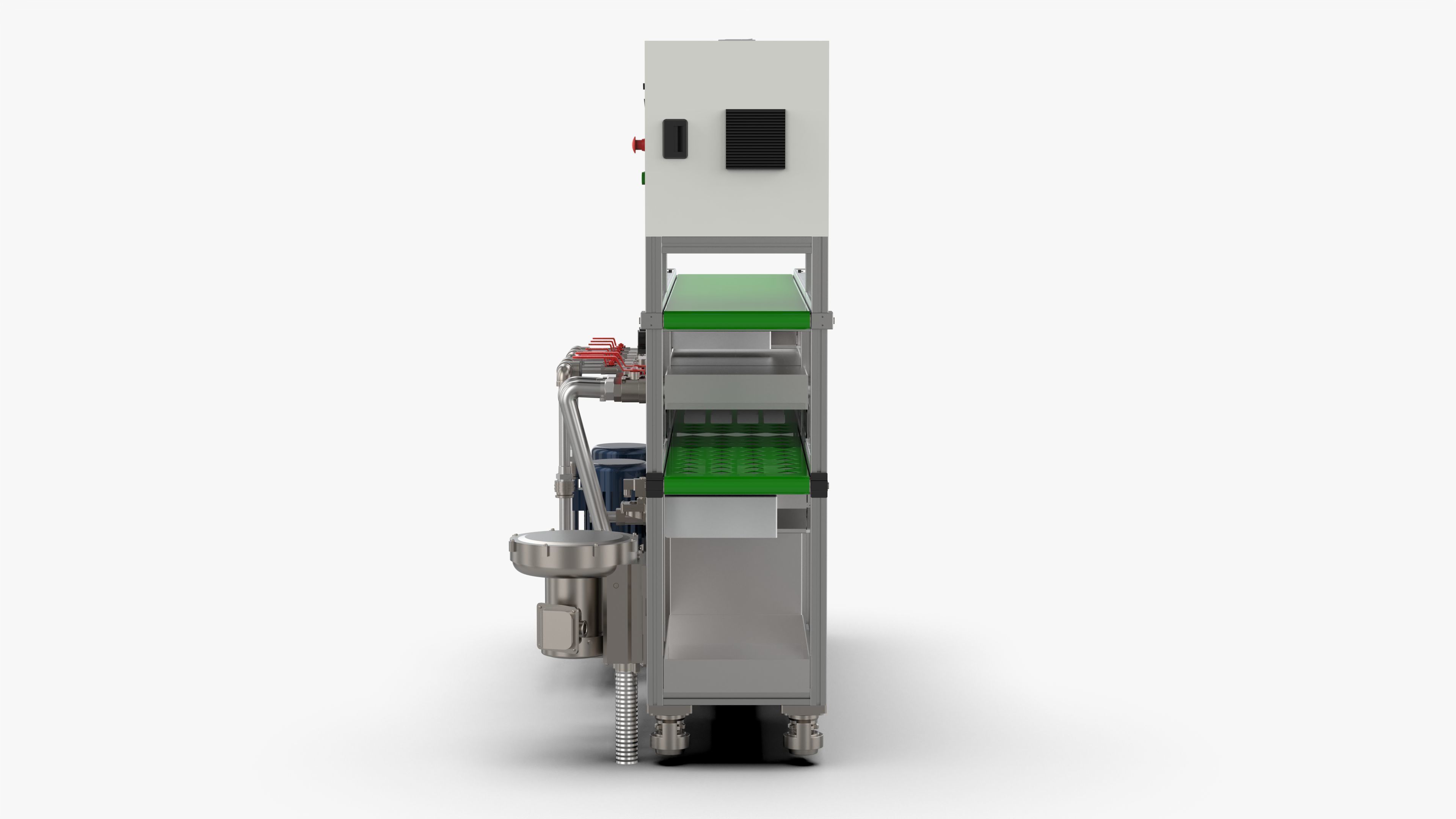 Automatic Hardware Cleaning and Conveying Machine 3D model | CGTrader