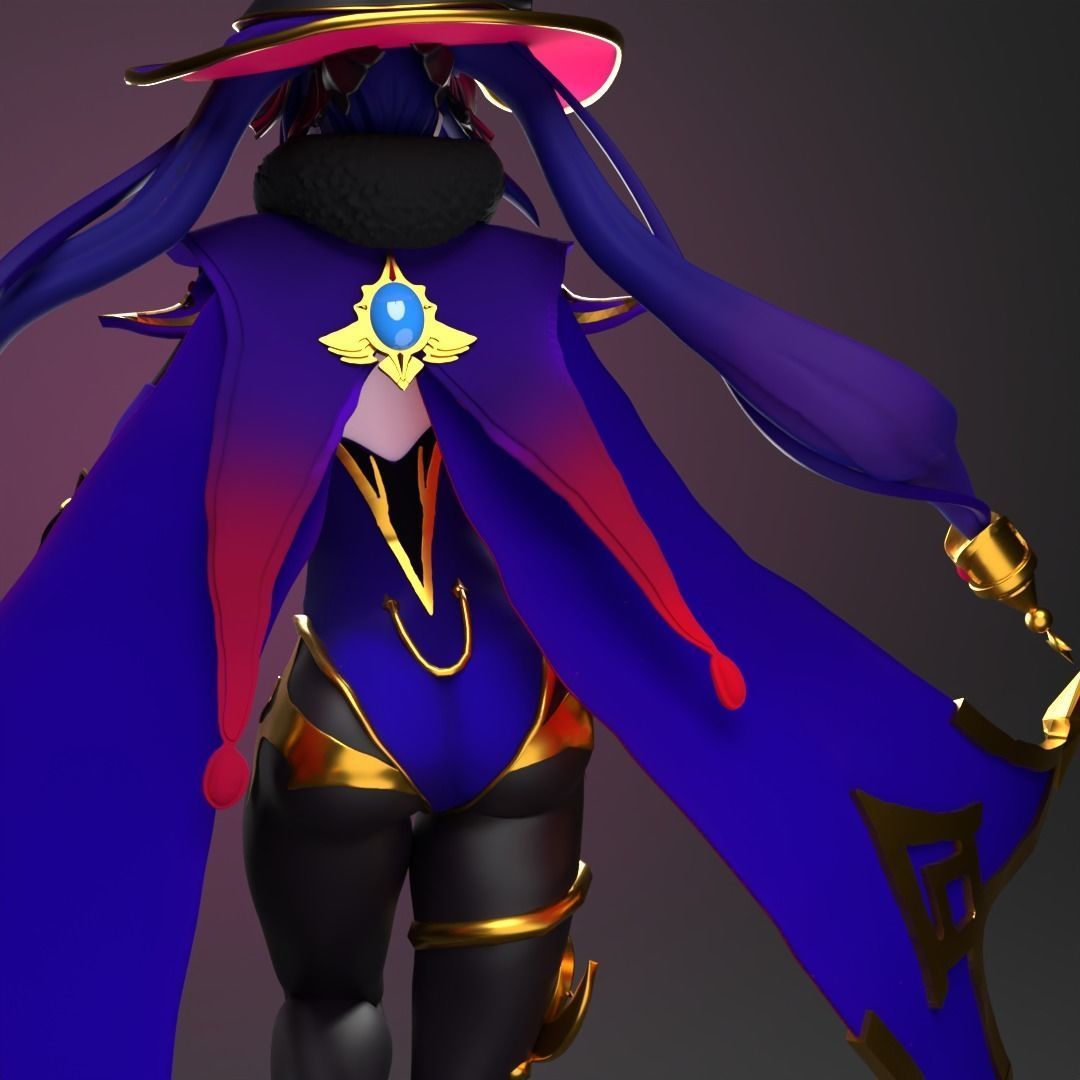 Mona Genshin Impact 3D model | CGTrader