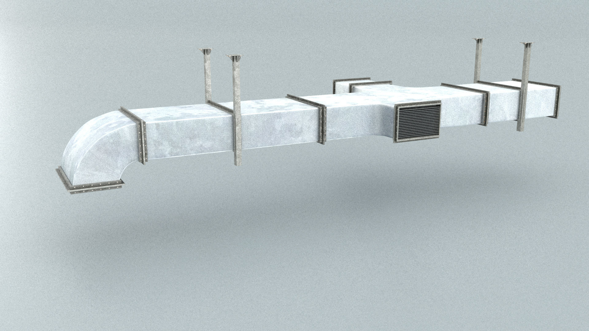 laos HVAC Air Duct 3D model | CGTrader