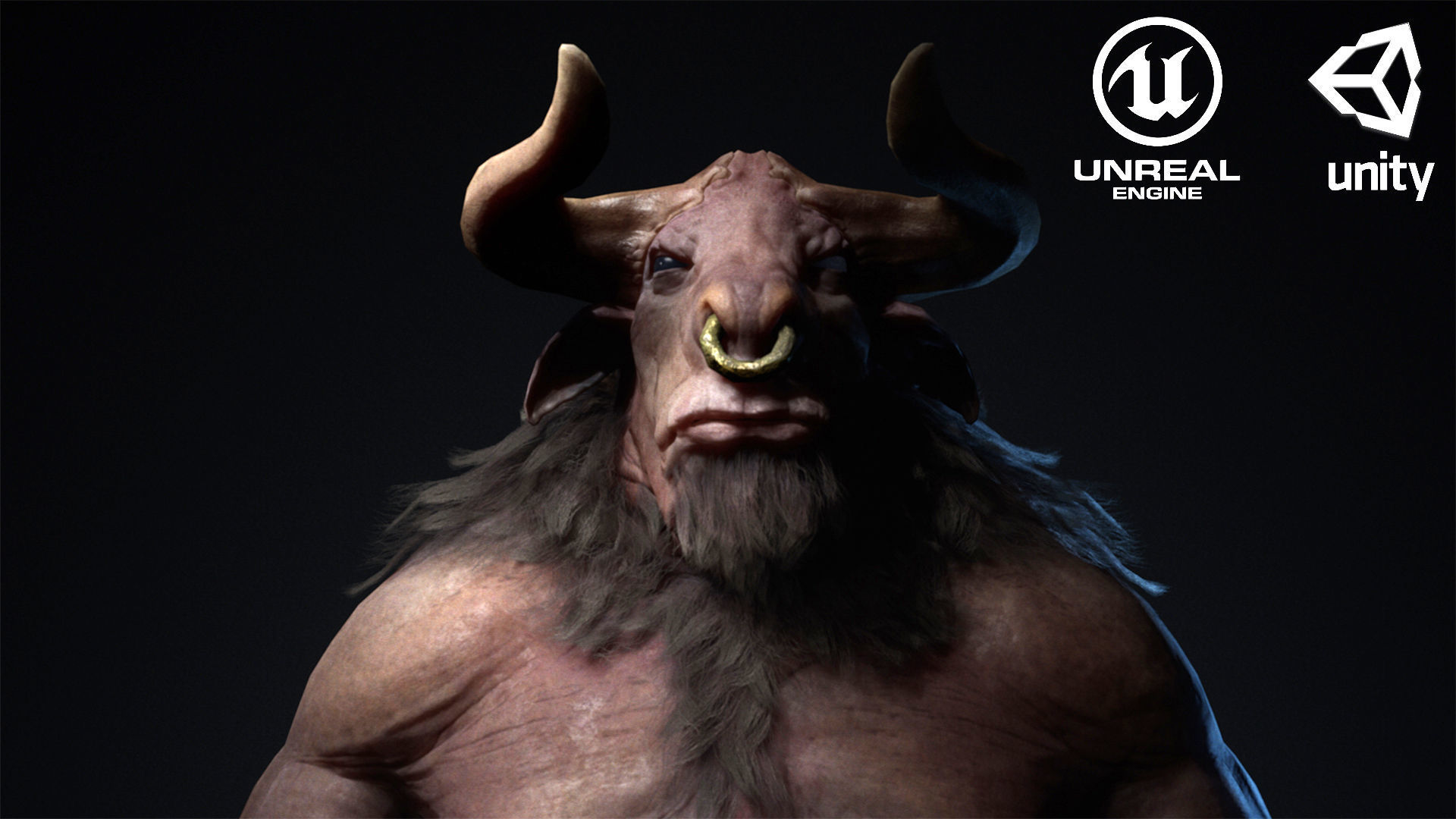 3D model Minotaur Beast of Crete VR / AR / low-poly | CGTrader