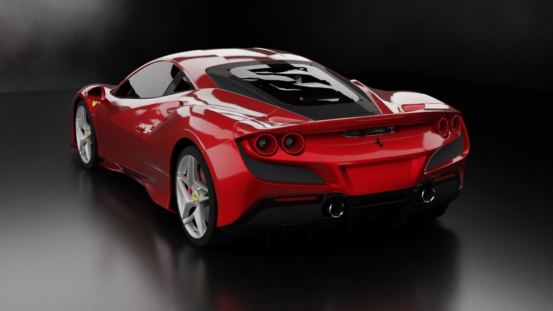 3D model Ferrari F8 Tributo 2020 VR / AR / low-poly | CGTrader