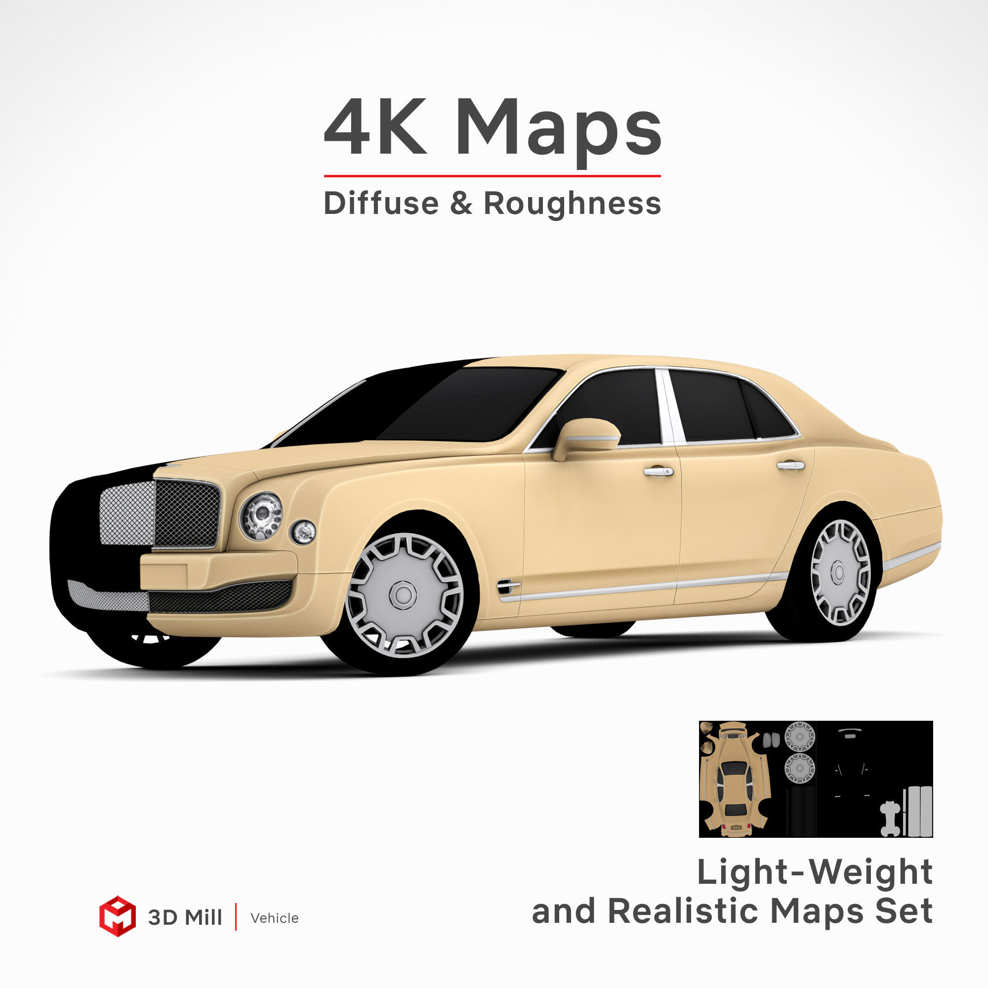 Bentley Mulsanne free VR / AR / low-poly 3D model | CGTrader