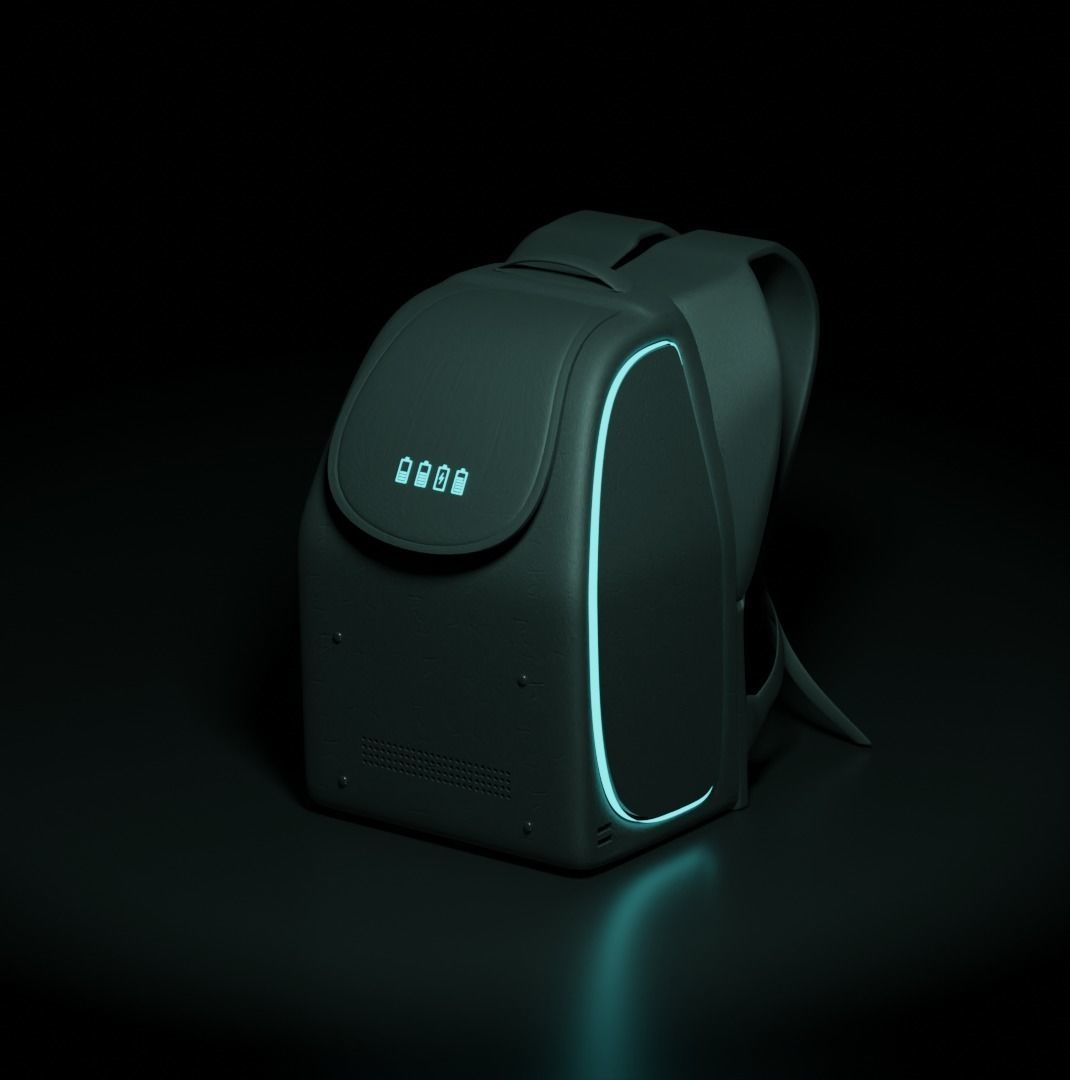 Smart Backpack 3D model | CGTrader