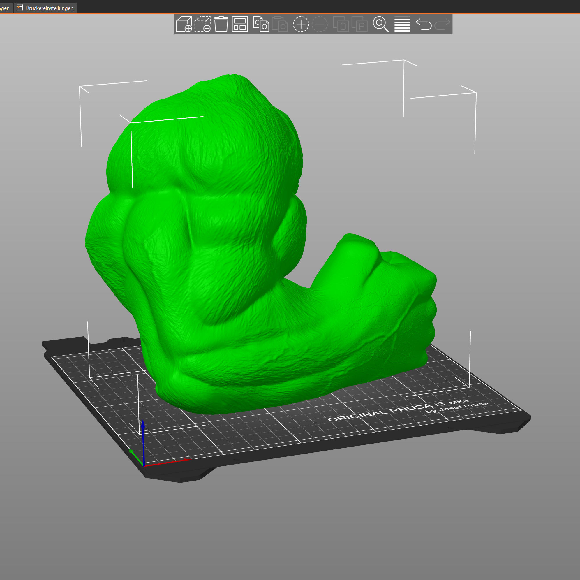 Bulldog-Dozer Bust- High-Polygon- STL 3D Print Model 3D model 3D ...