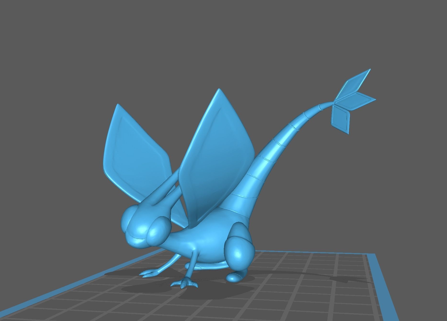 Flygon pokemon 3D print model 3D model 3D printable | CGTrader