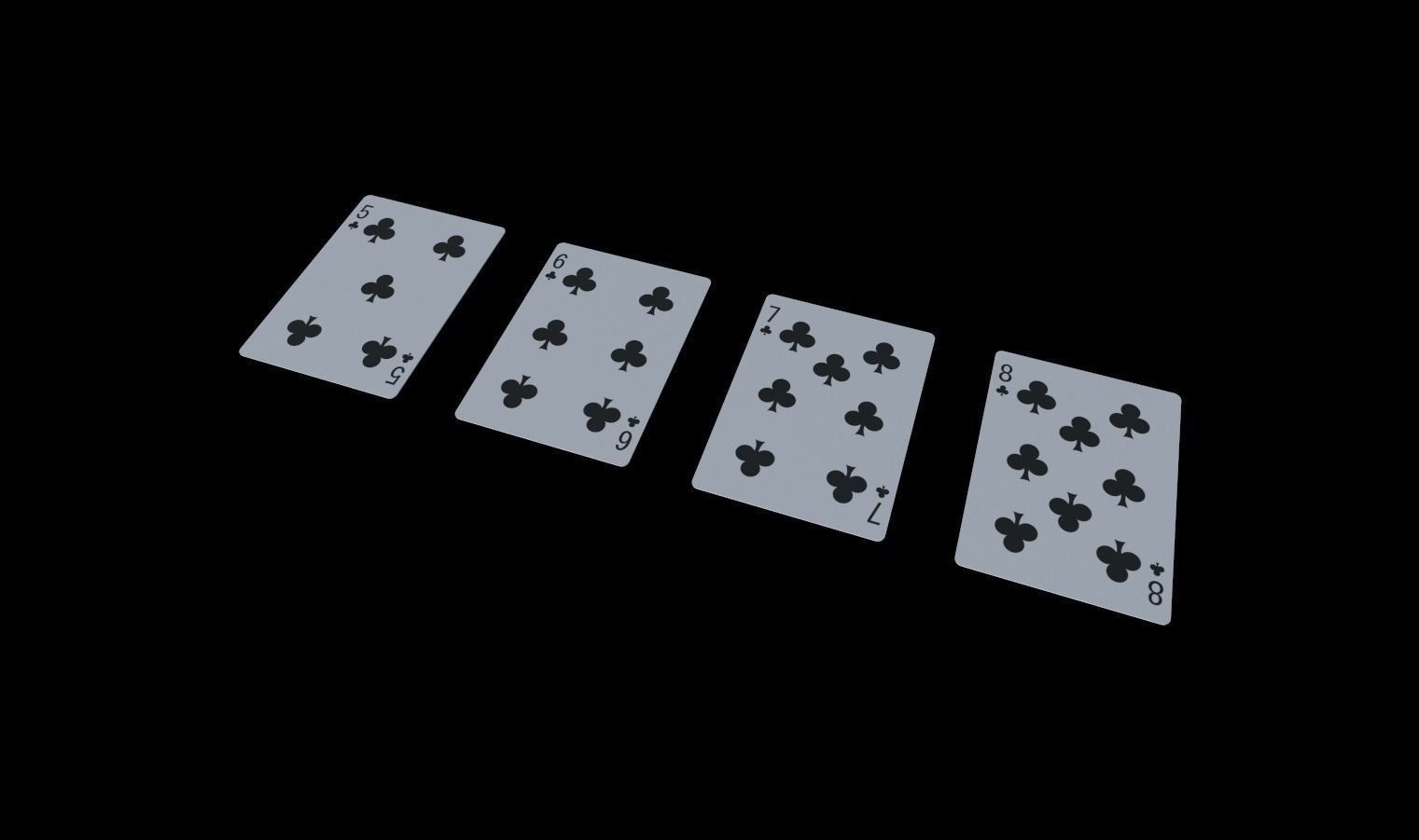 3D model Poker Cards and Chips pack VR / AR / low-poly | CGTrader